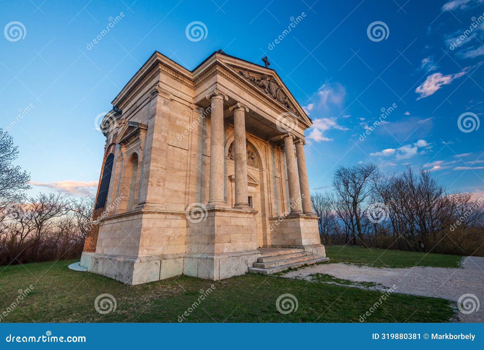 The Millenium Monument Near the Benedictine Pannonhalma Archabbey ...