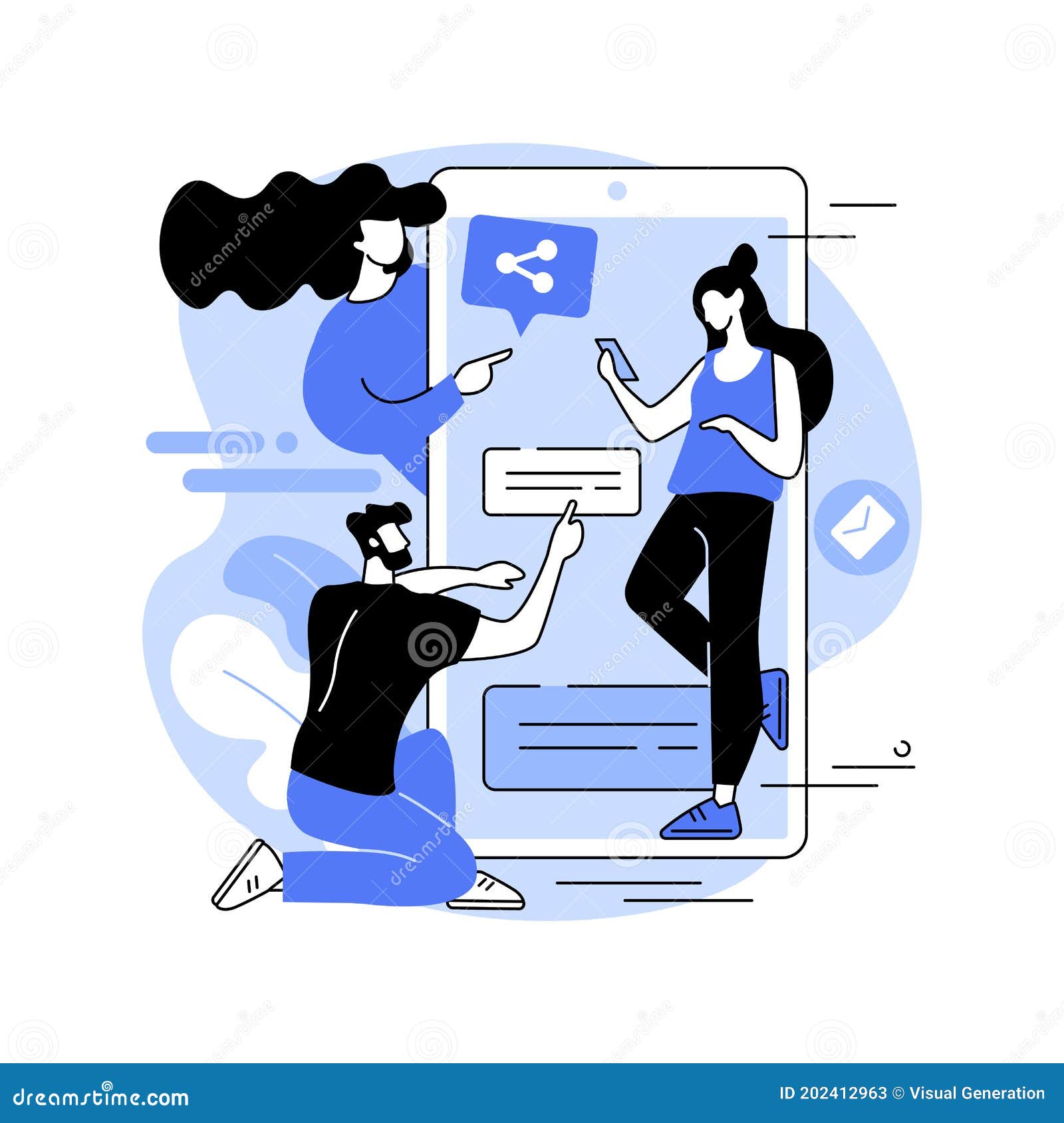 Millennials Abstract Concept Vector Illustration. Stock Vector ...