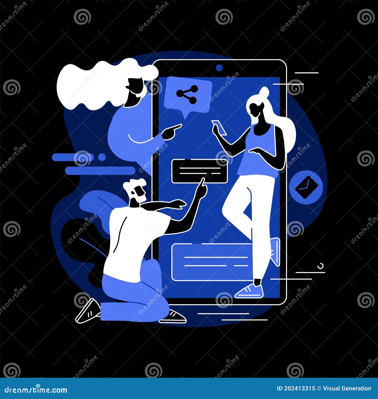 Millennials Abstract Concept Vector Illustration. Stock Vector ...
