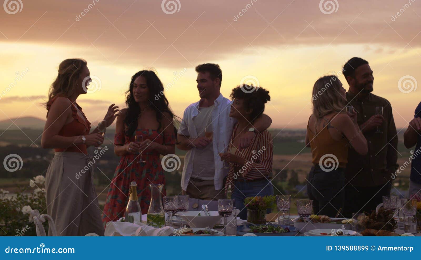 Millennials Partying Together Stock Video - Video of dancing, outdoors ...