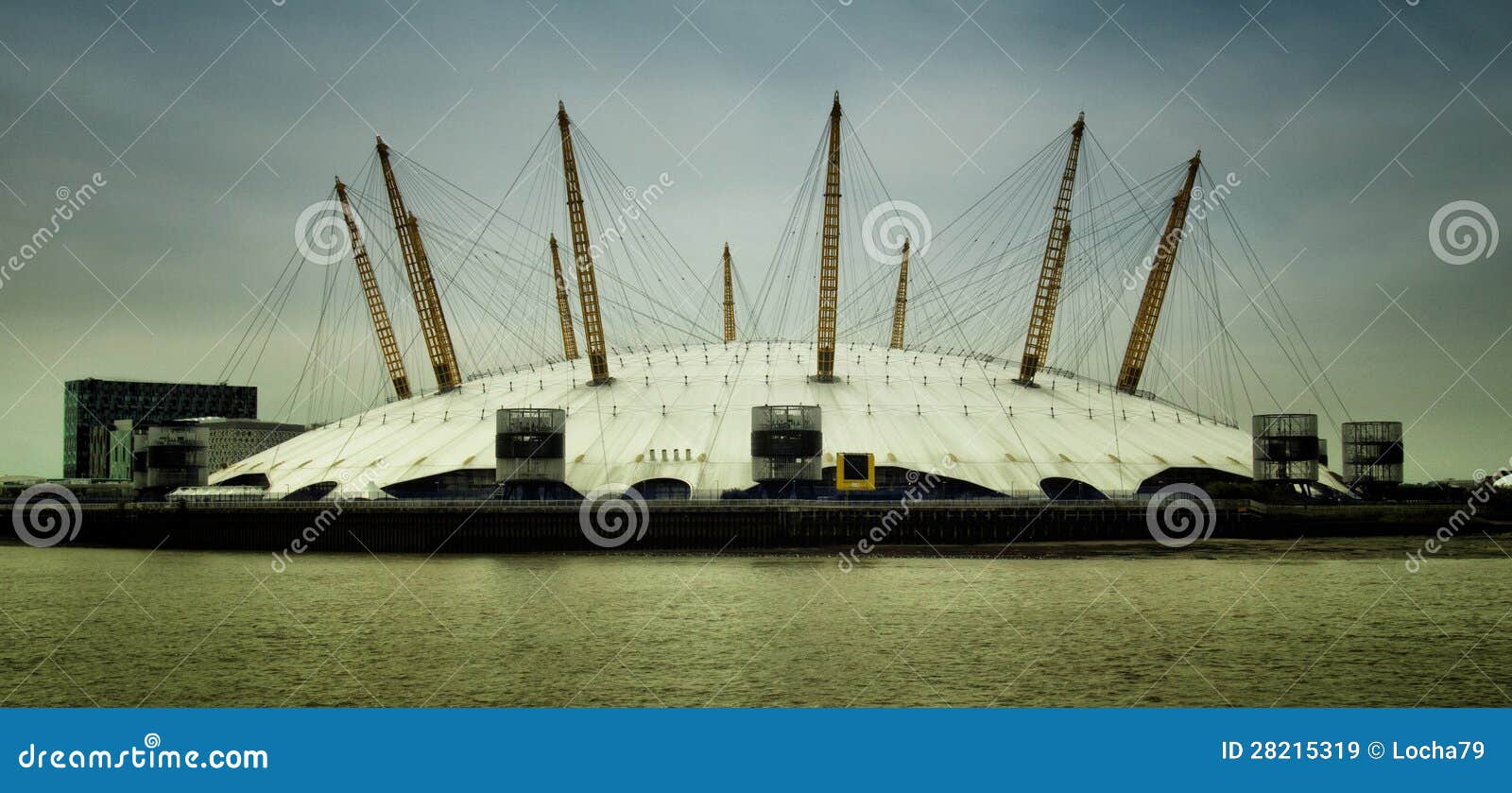 Millennium Dome in London editorial stock image. Image of blue - 28215319