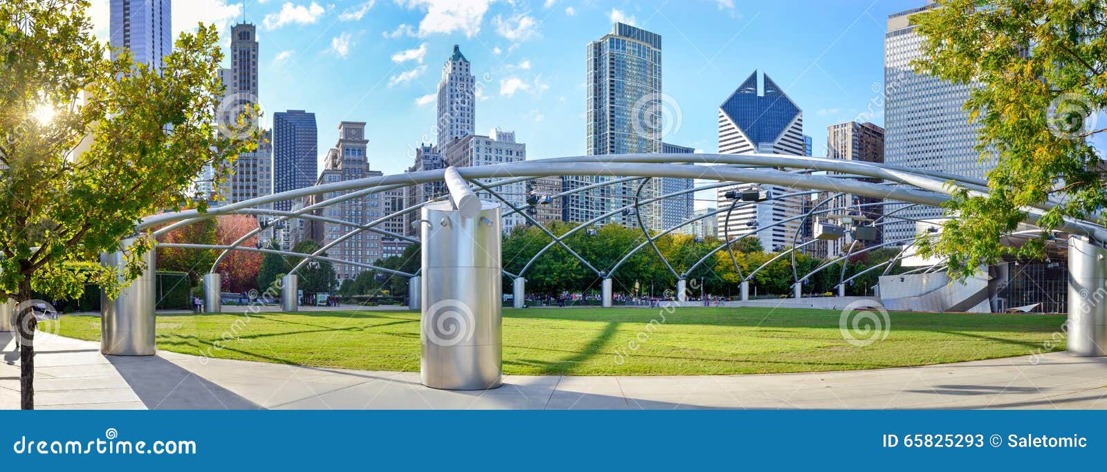 Millennium park chicago editorial stock photo. Image of downtown - 65825293