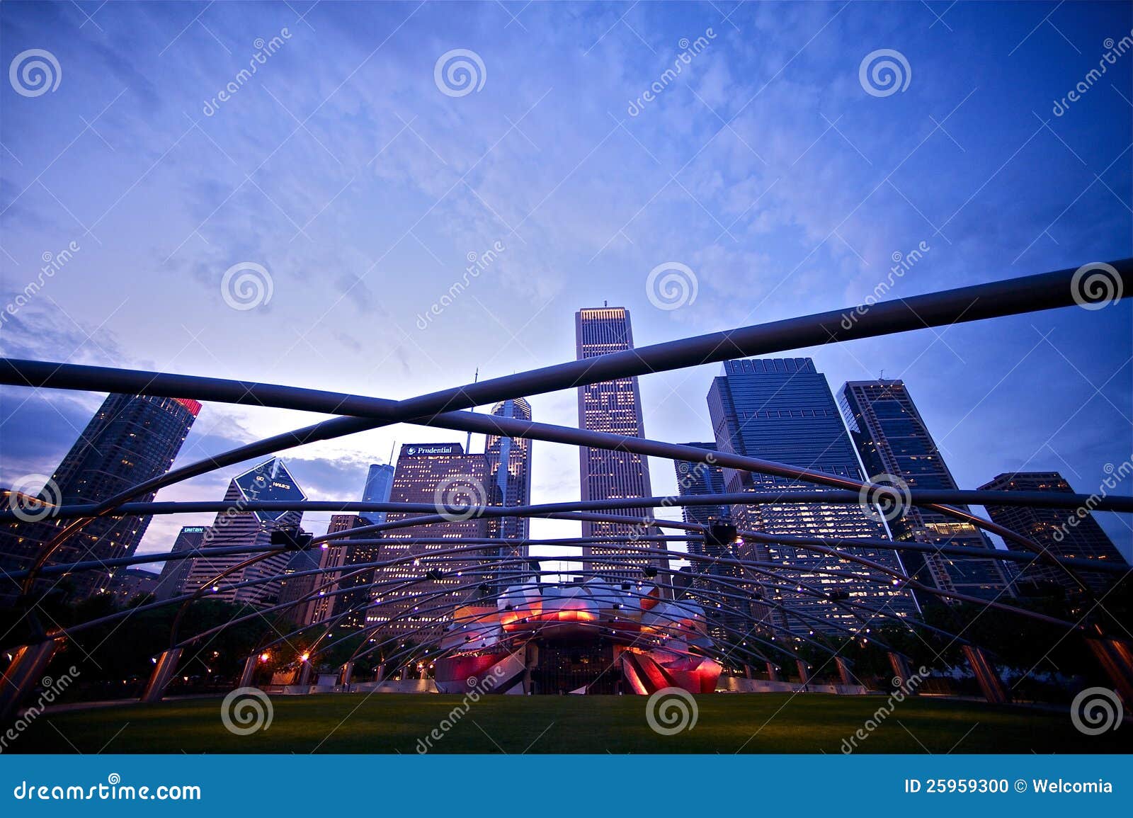 Millennium Place editorial image. Image of wood, water - 25959300