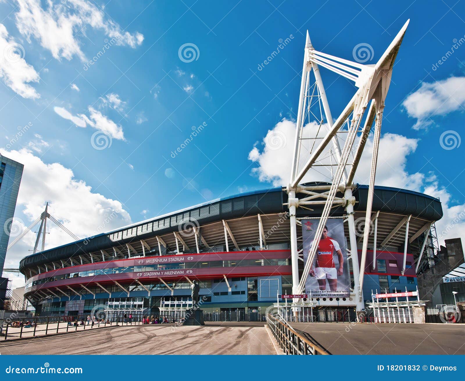 The Millennium Stadium in Cardiff Editorial Photography - Image of ...