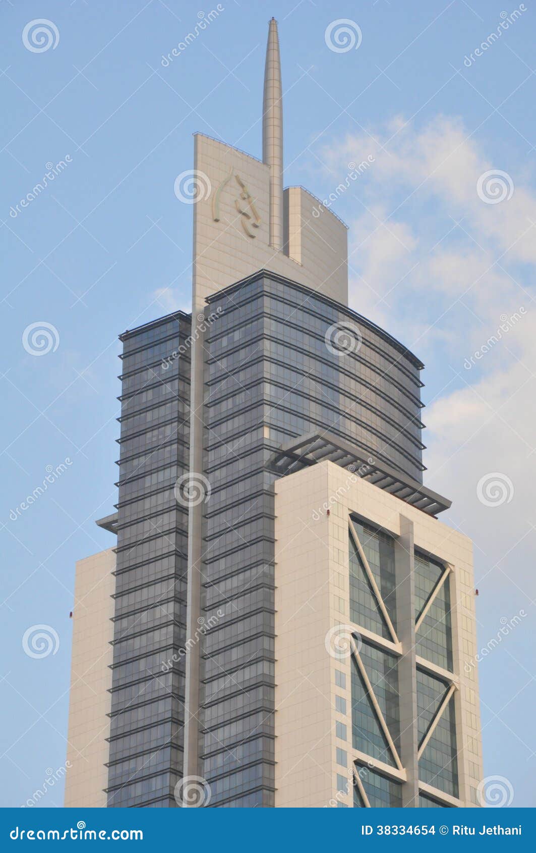 Millennium Tower in Dubai, UAE Editorial Stock Image - Image of ...