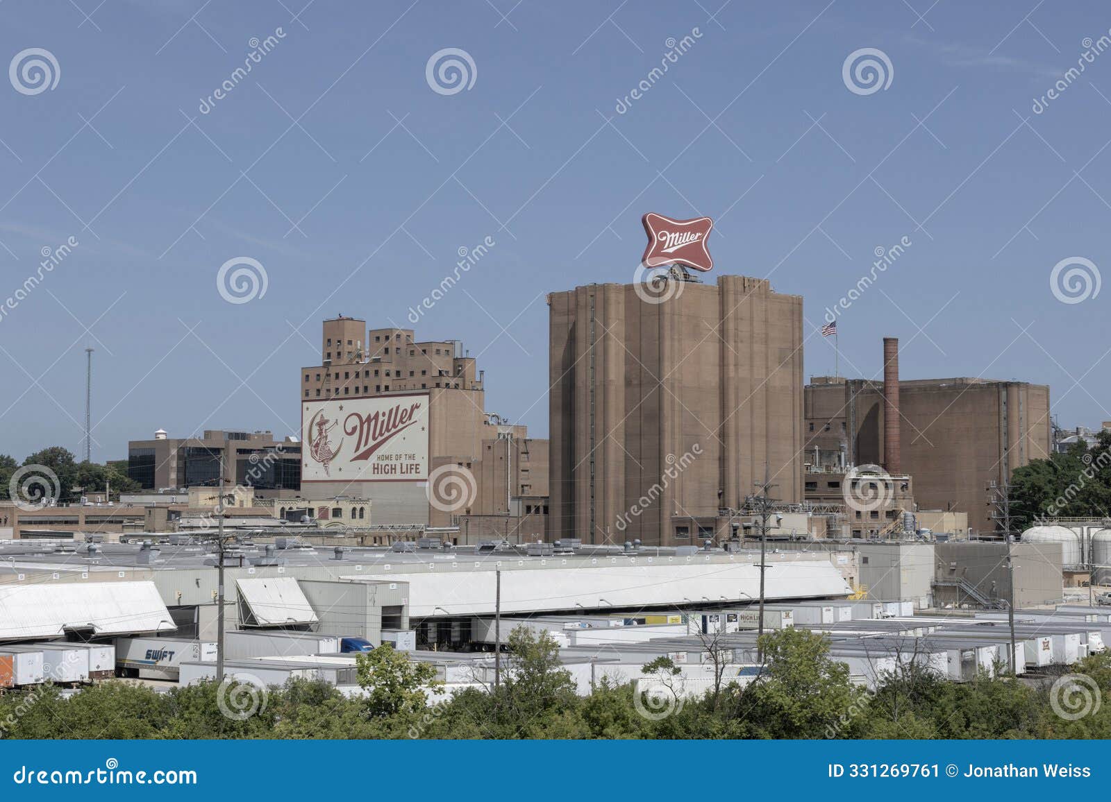 Miller Brewing Complex Where Miller Beer Brands are Brewed. Miller Beer ...