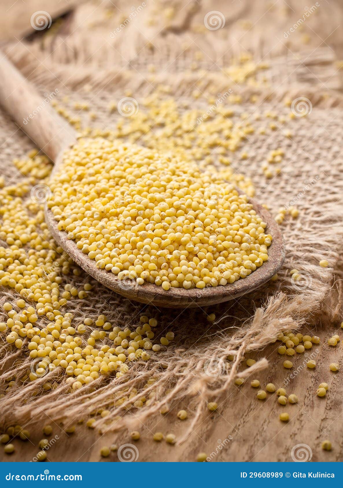 Millet. stock image. Image of ingredient, vegetarian - 29608989