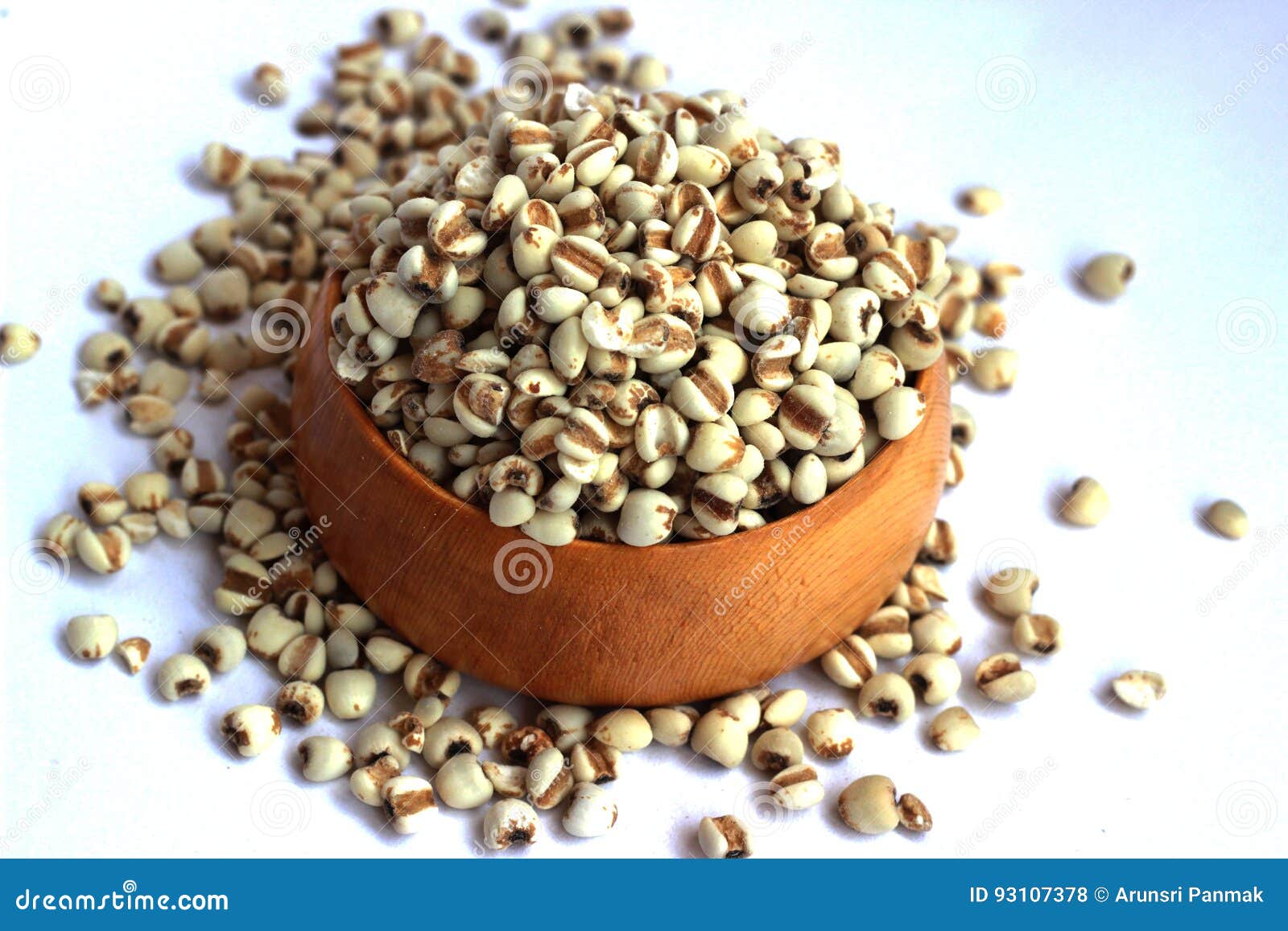 Millet Cereal on a White Background Stock Photo - Image of fruits ...