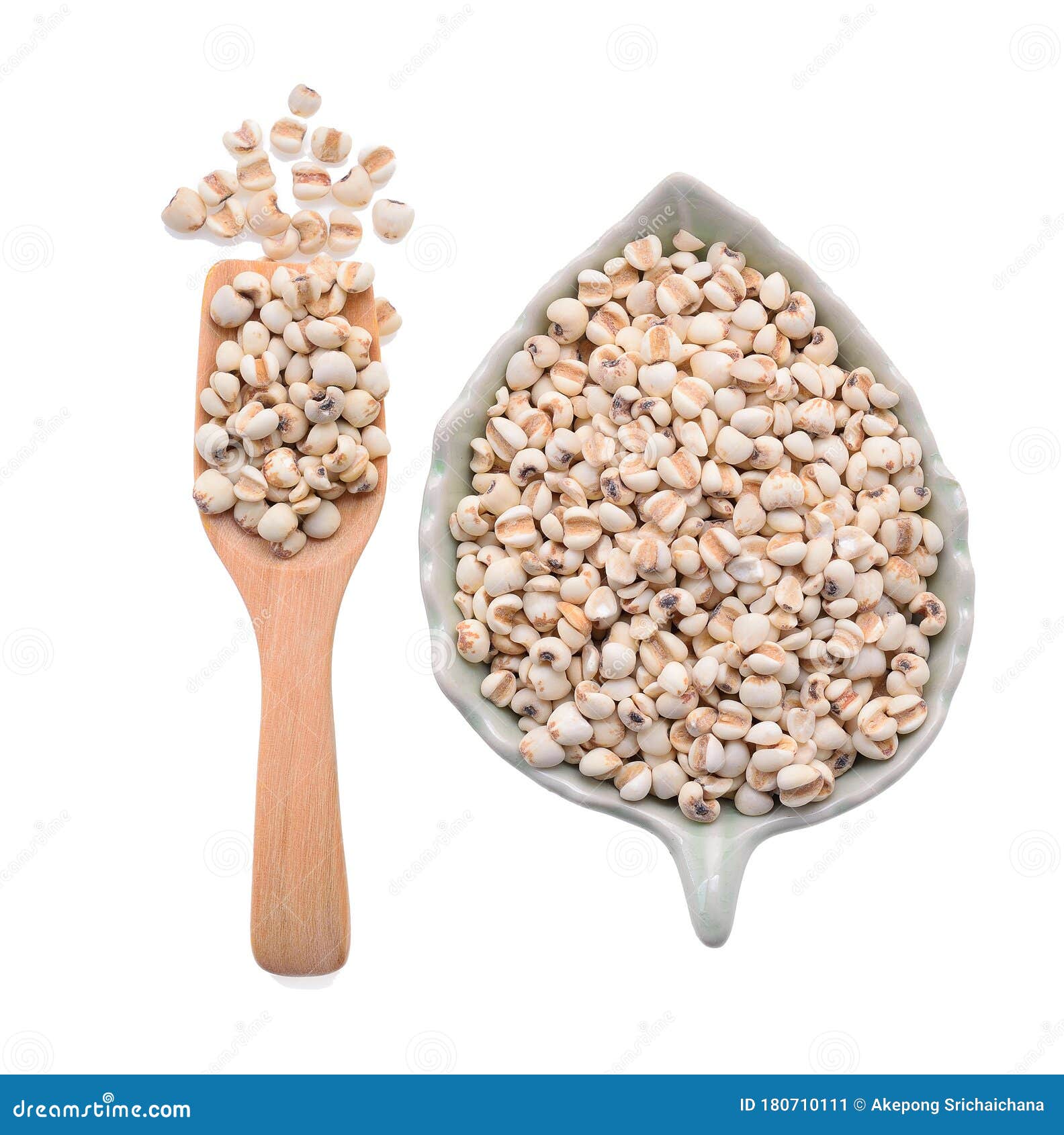 Millet Grains on White Background Stock Image - Image of agriculture ...