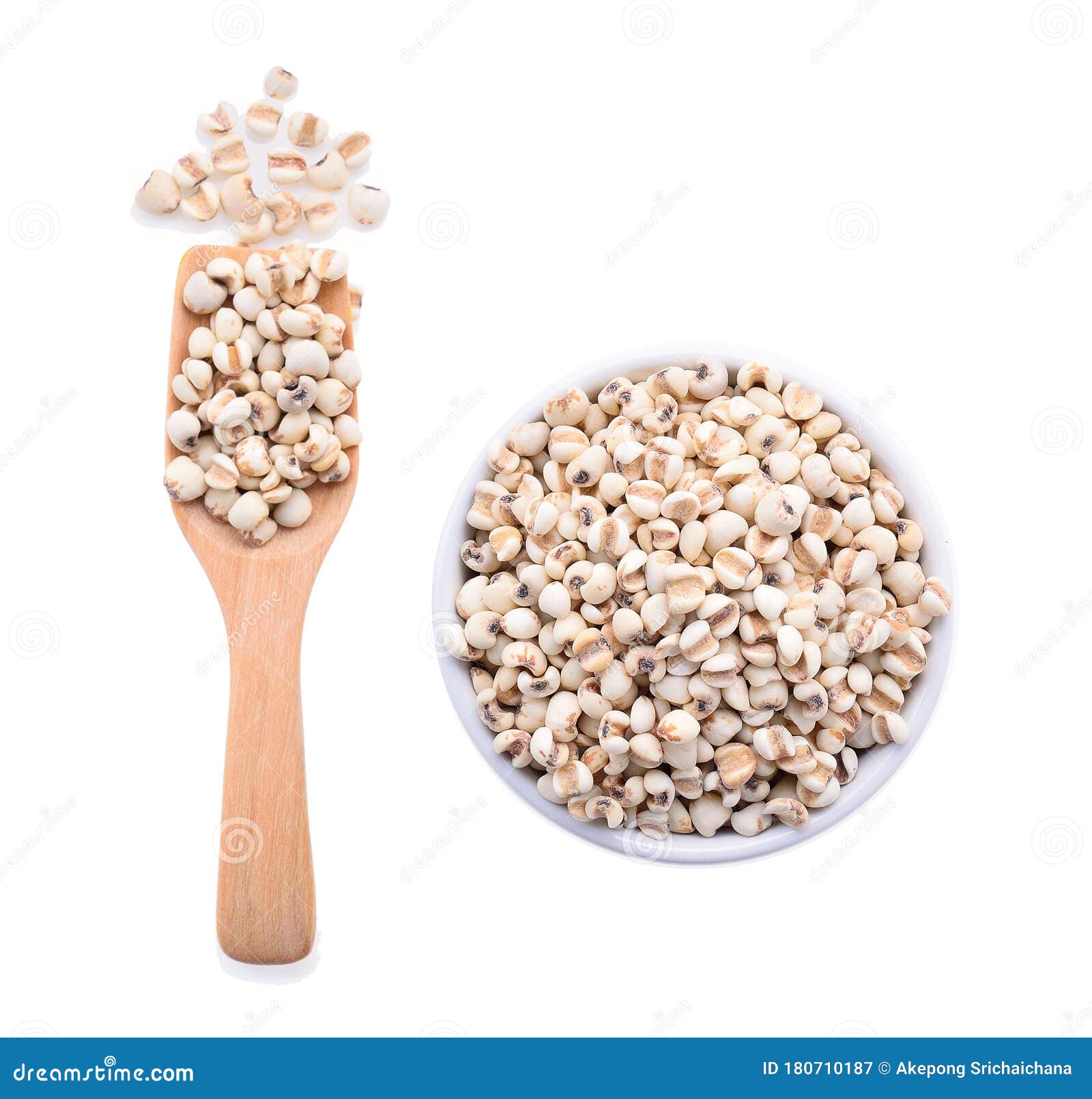 Millet Grains on White Background Stock Image - Image of pattern ...