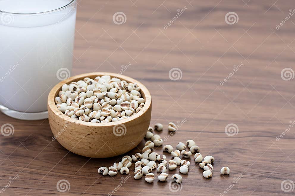 Millet milk stock image. Image of diet, bean, dairy - 195770741