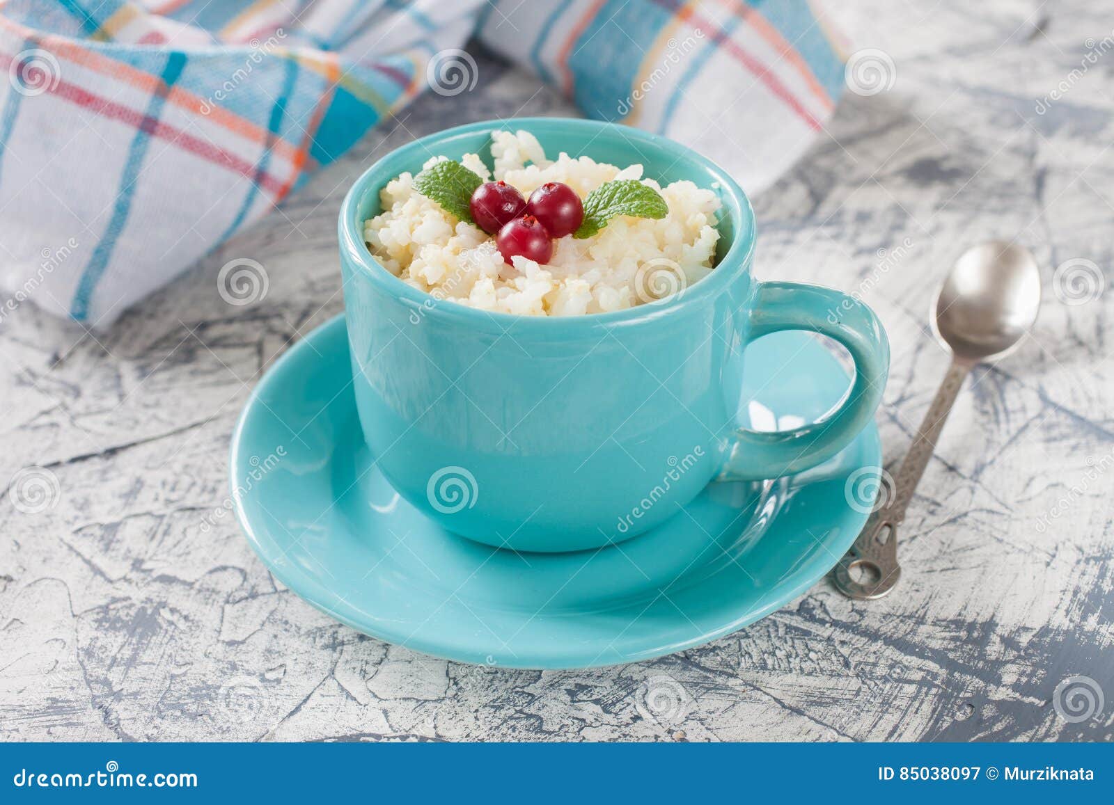 Millet Rice Porridge in a Bowl Stock Image - Image of breakfast, focus ...