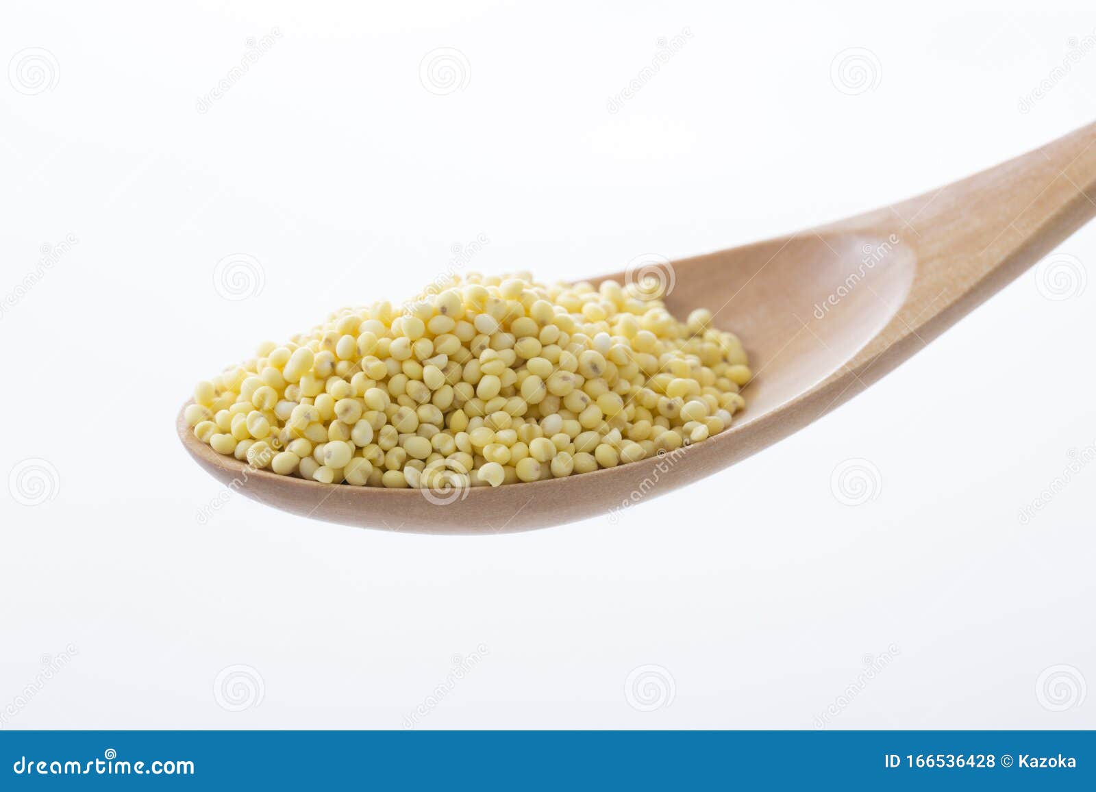 Millet on spoon stock photo. Image of crop, still, meal - 166536428