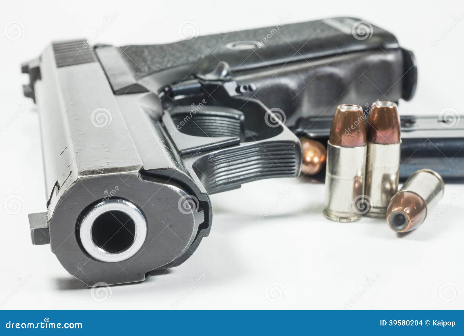 9 Millimeter-Pistole stockfoto. Bild von maschine, pistole - 39580204