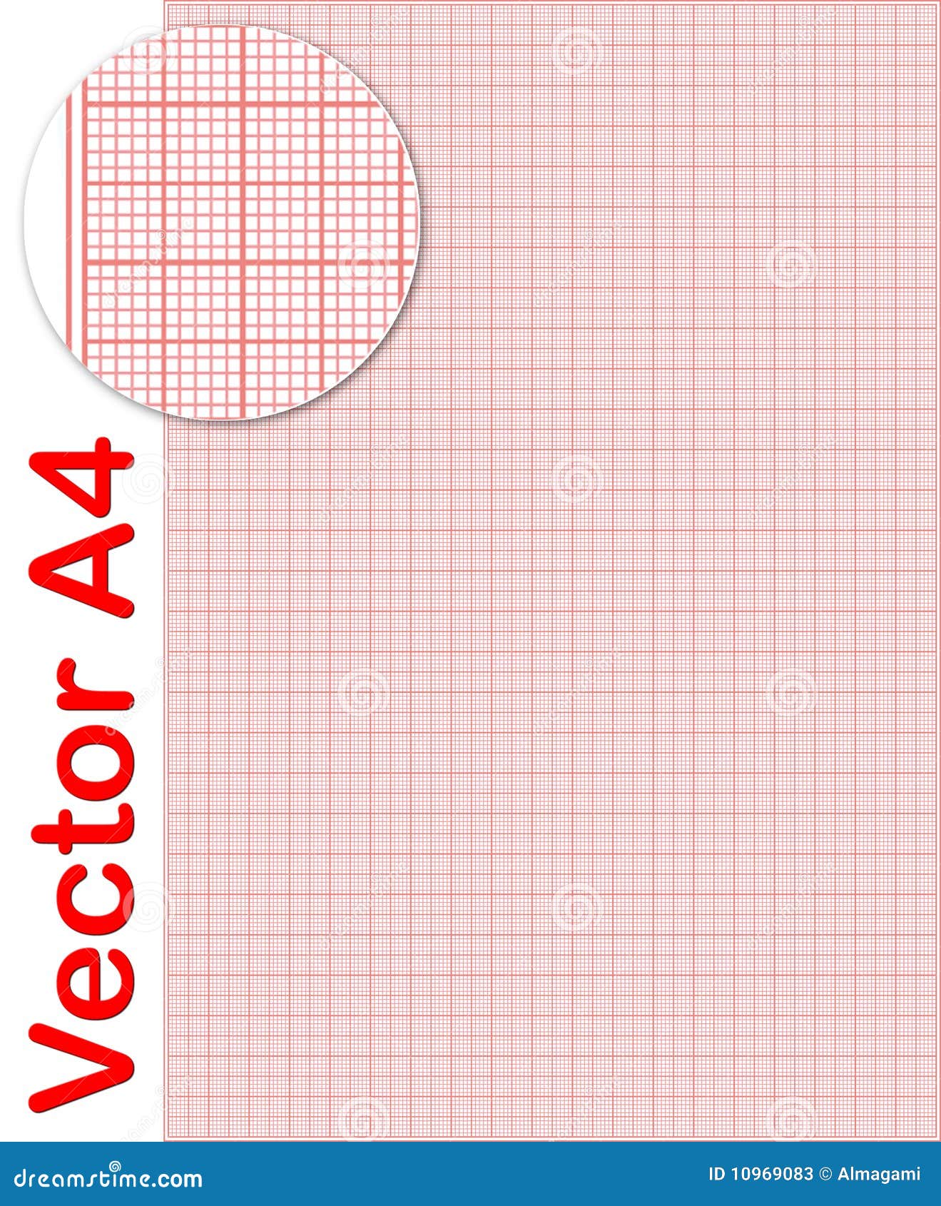 Millimeterpapier vector illustratie. Illustration of blauwdruk - 10969083