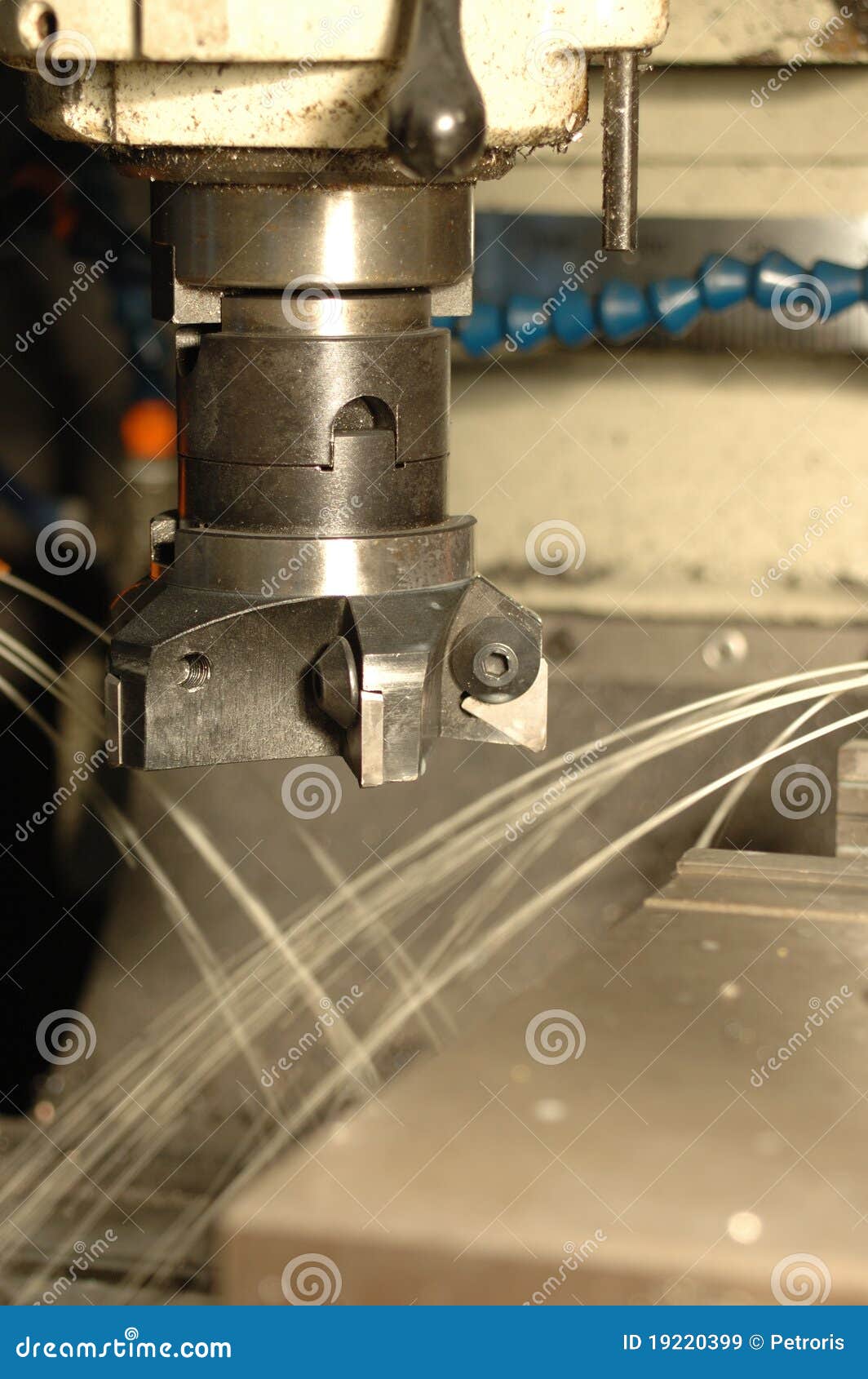 Milling cutter stock image. Image of machinery, fluid - 19220399