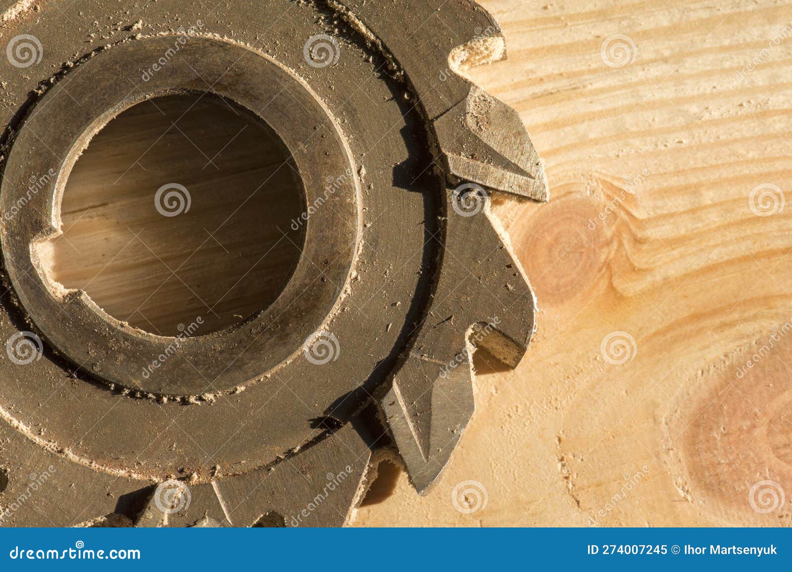 Milling Cutter and Lumber Board. Background for Design Stock Image ...