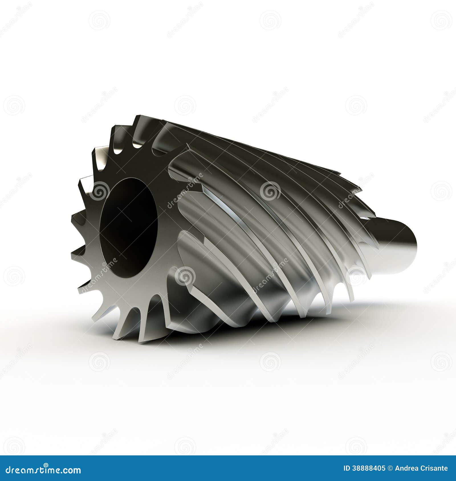 Milling cutter stock illustration. Illustration of drill - 38888405