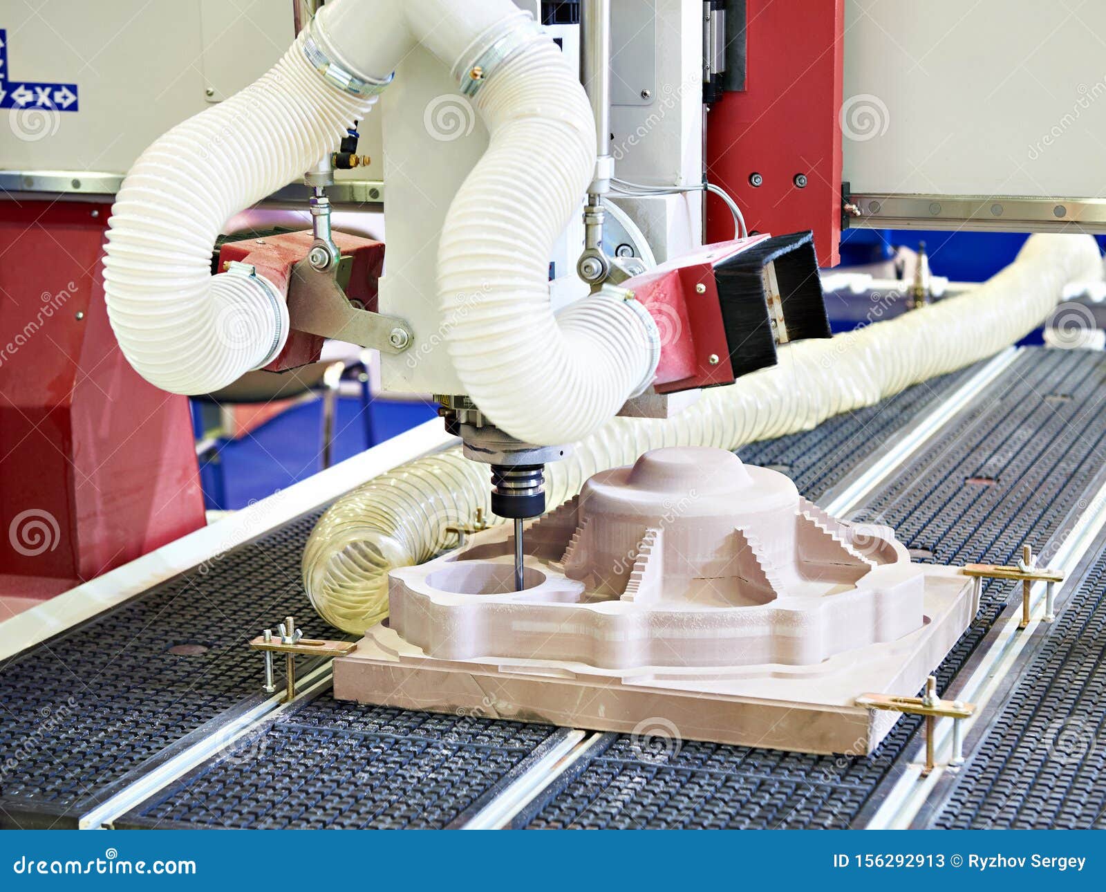 Milling engraving machine stock image. Image of machine - 156292913