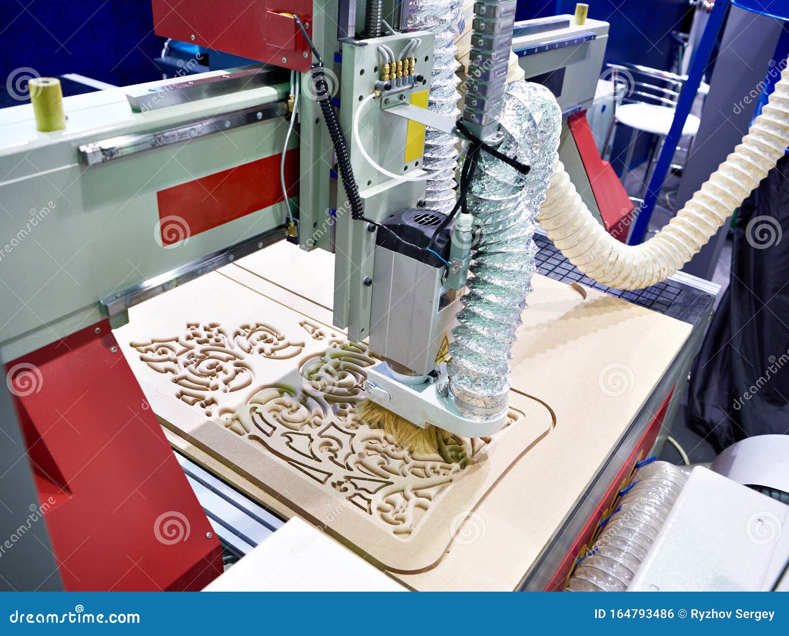 Milling engraving machine stock photo. Image of metal - 164793486