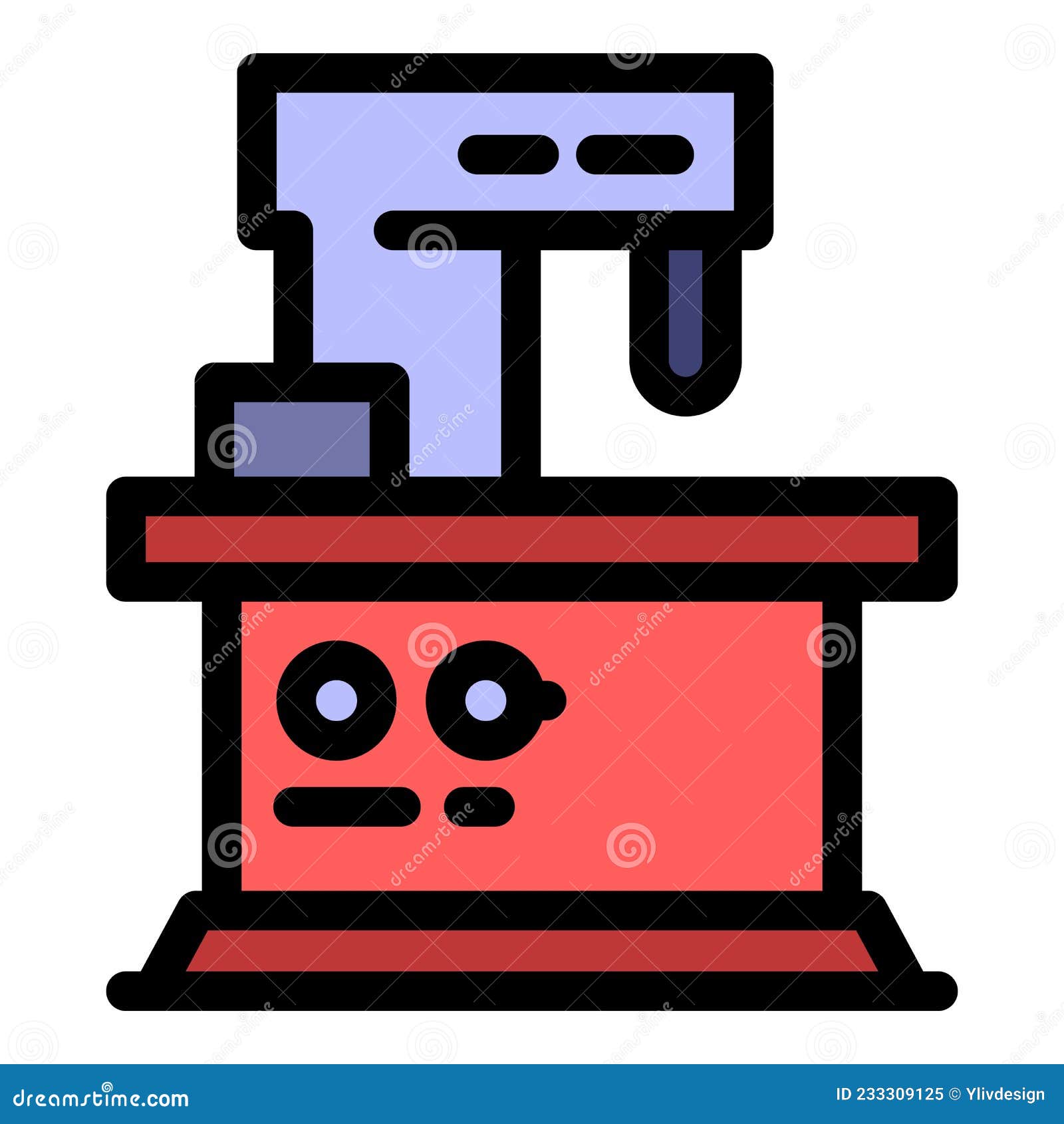Milling Machine Beam Icon Color Outline Vector Stock Vector ... Milling Machine Beam Icon Color Outline Vector Stock Vector ...