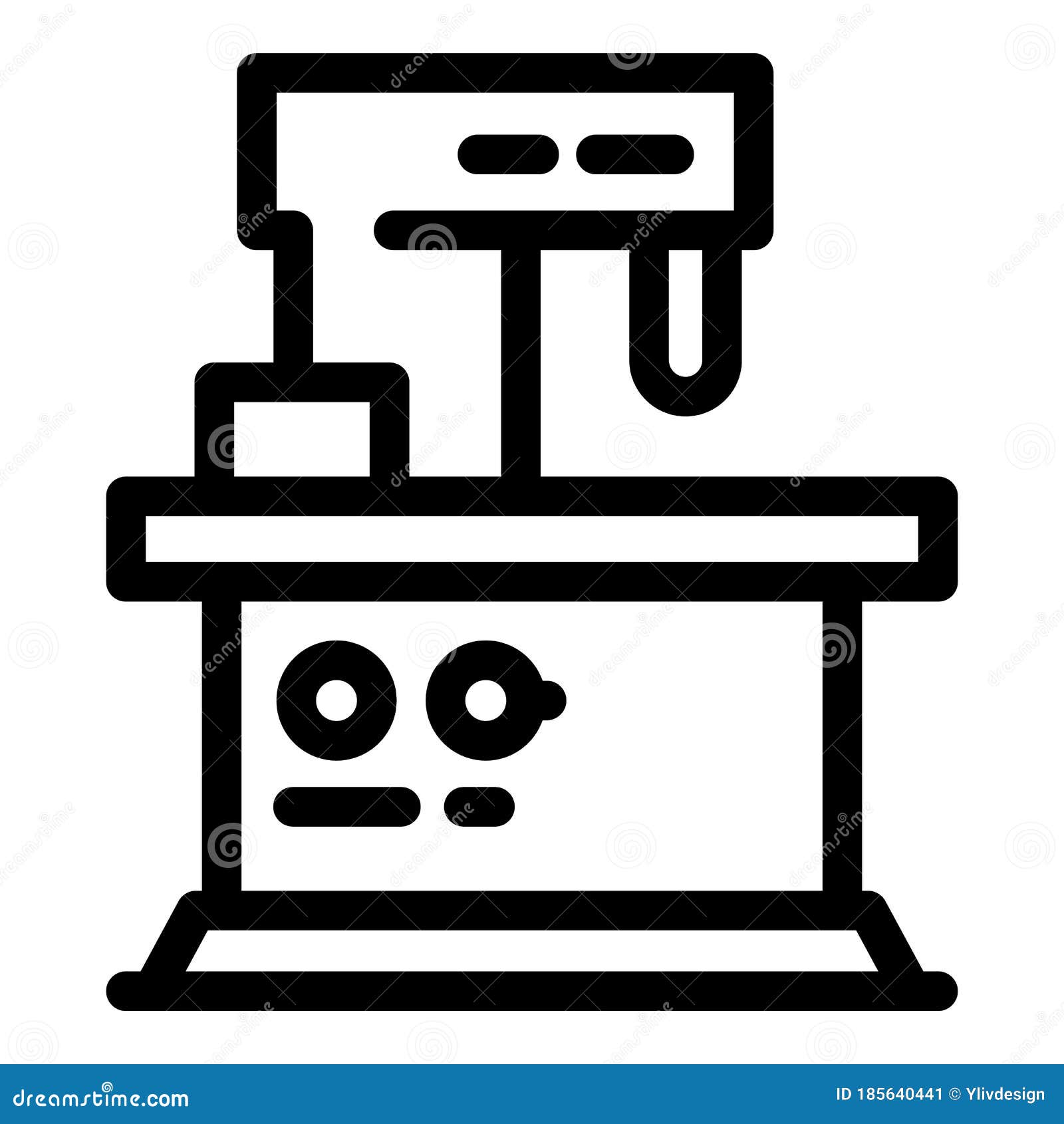 Milling Machine Beam Icon, Outline Style Stock Vector - Illustration of ... Milling Machine Beam Icon, Outline Style Stock Vector - Illustration of ...