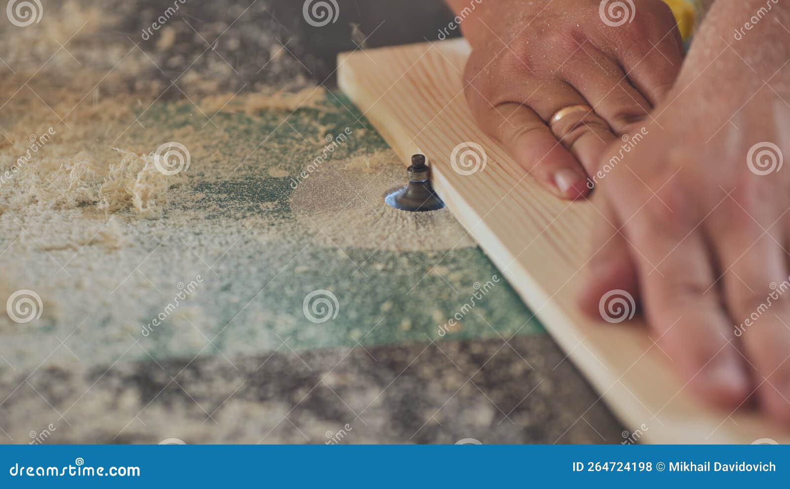 The Milling Machine Processes the Board. Stock Photo - Image of ...