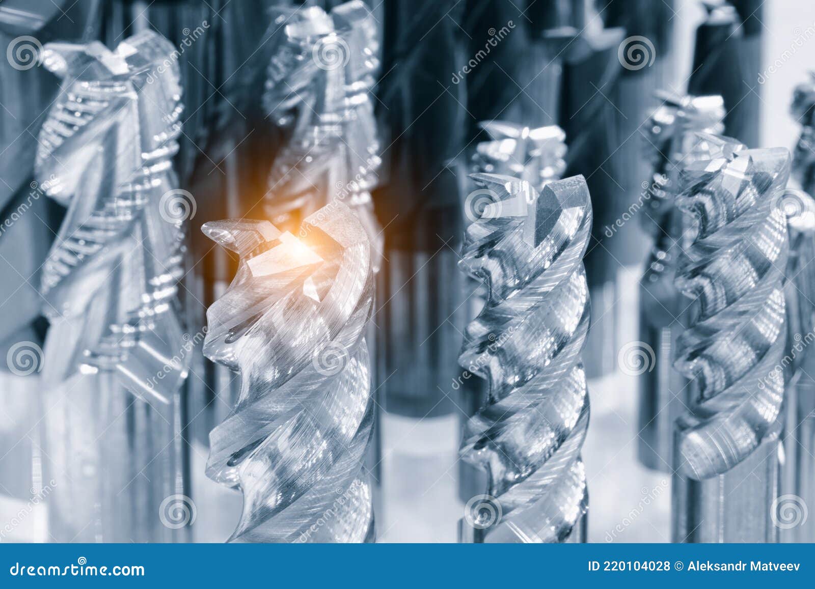 Milling Tools for CNC Machine, Dustrial Design Background, Engineering ...