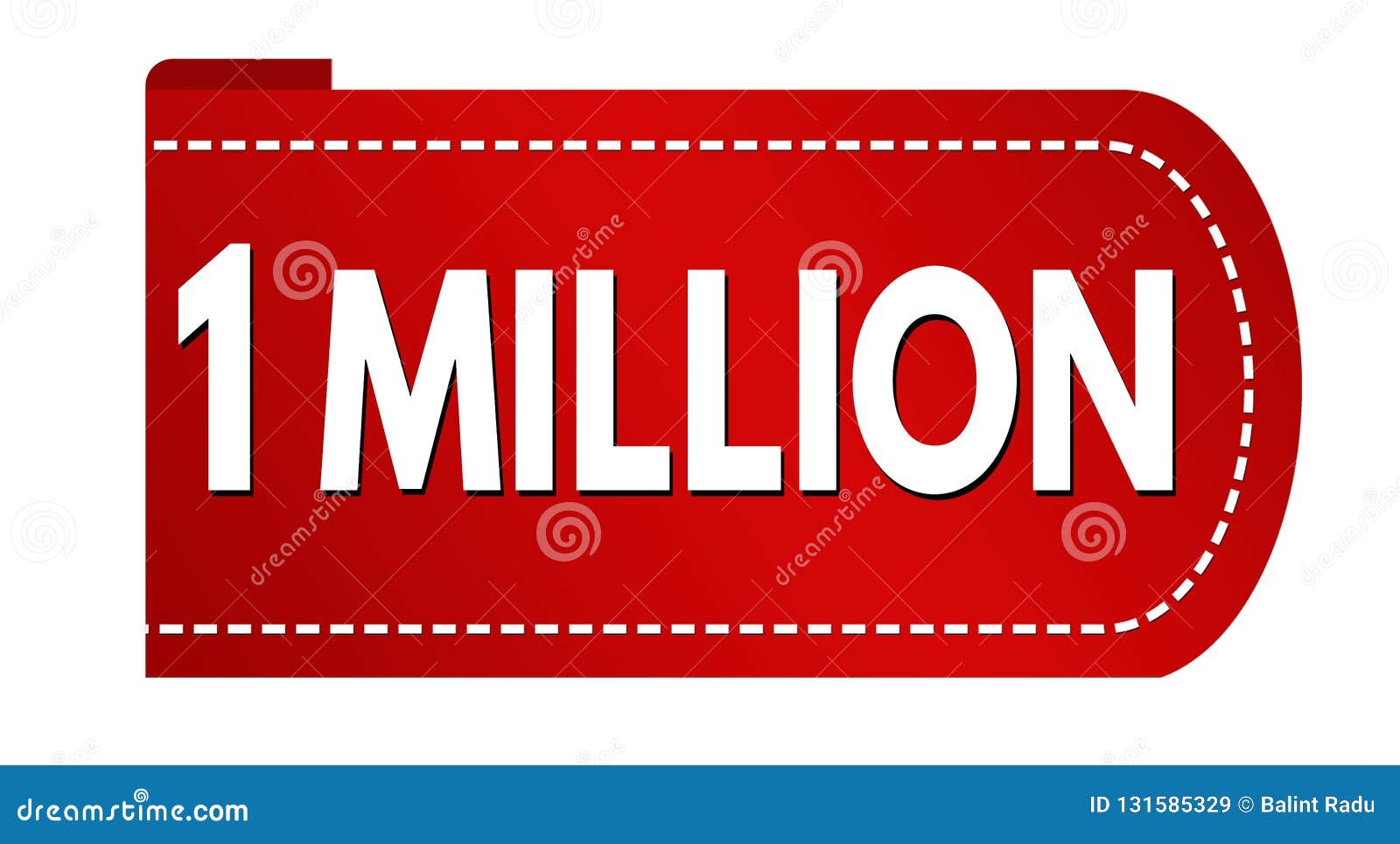 1 Million Internet Follower Gold Thank You Card Vector Illustration ...