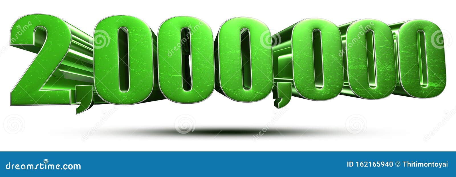 10 Million Numbers 3d.with Clipping Path. Royalty-Free Stock Photo ...