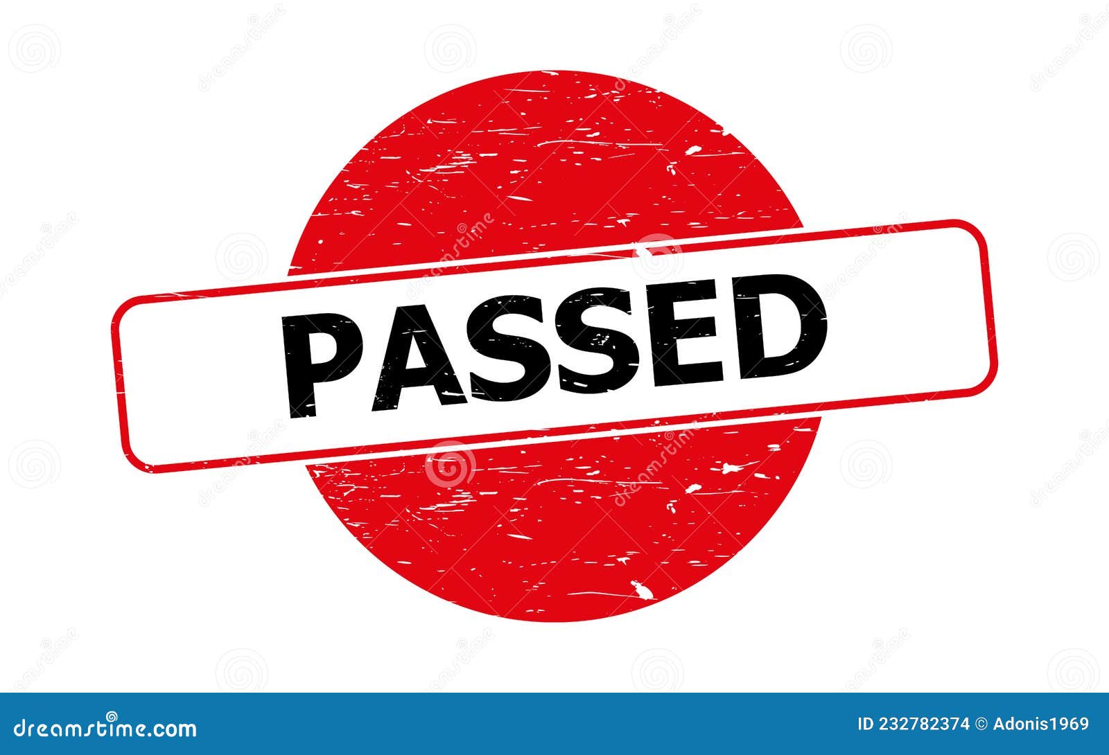 Qc Passed Stamp With Texture Vector Illustration | CartoonDealer.com ...