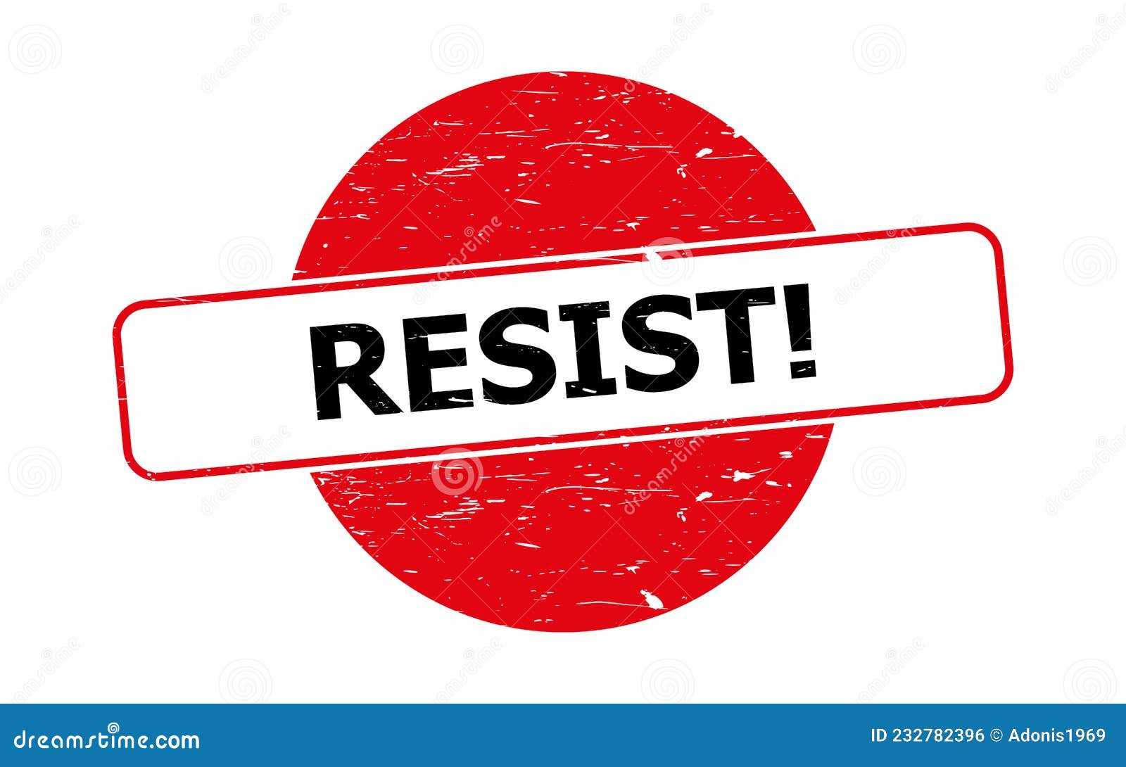 Resist stamp on white stock illustration. Illustration of electricity ...