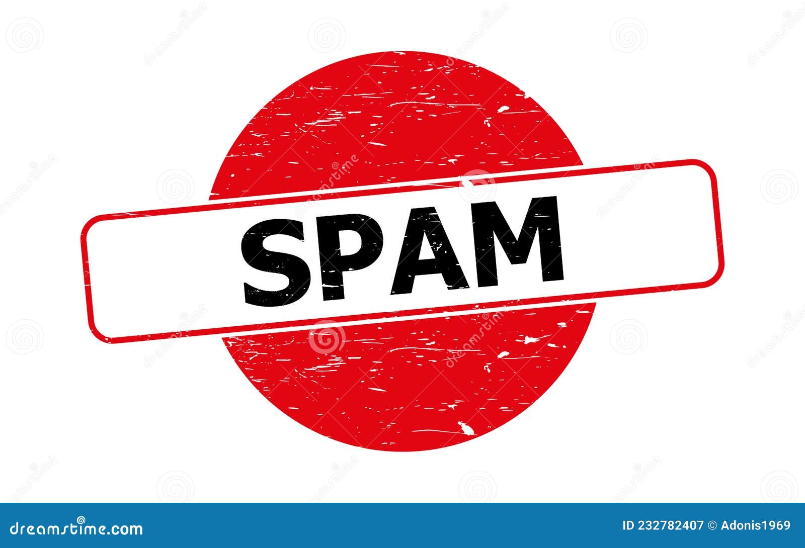 Spam stamp on white stock illustration. Illustration of pistil - 232782407