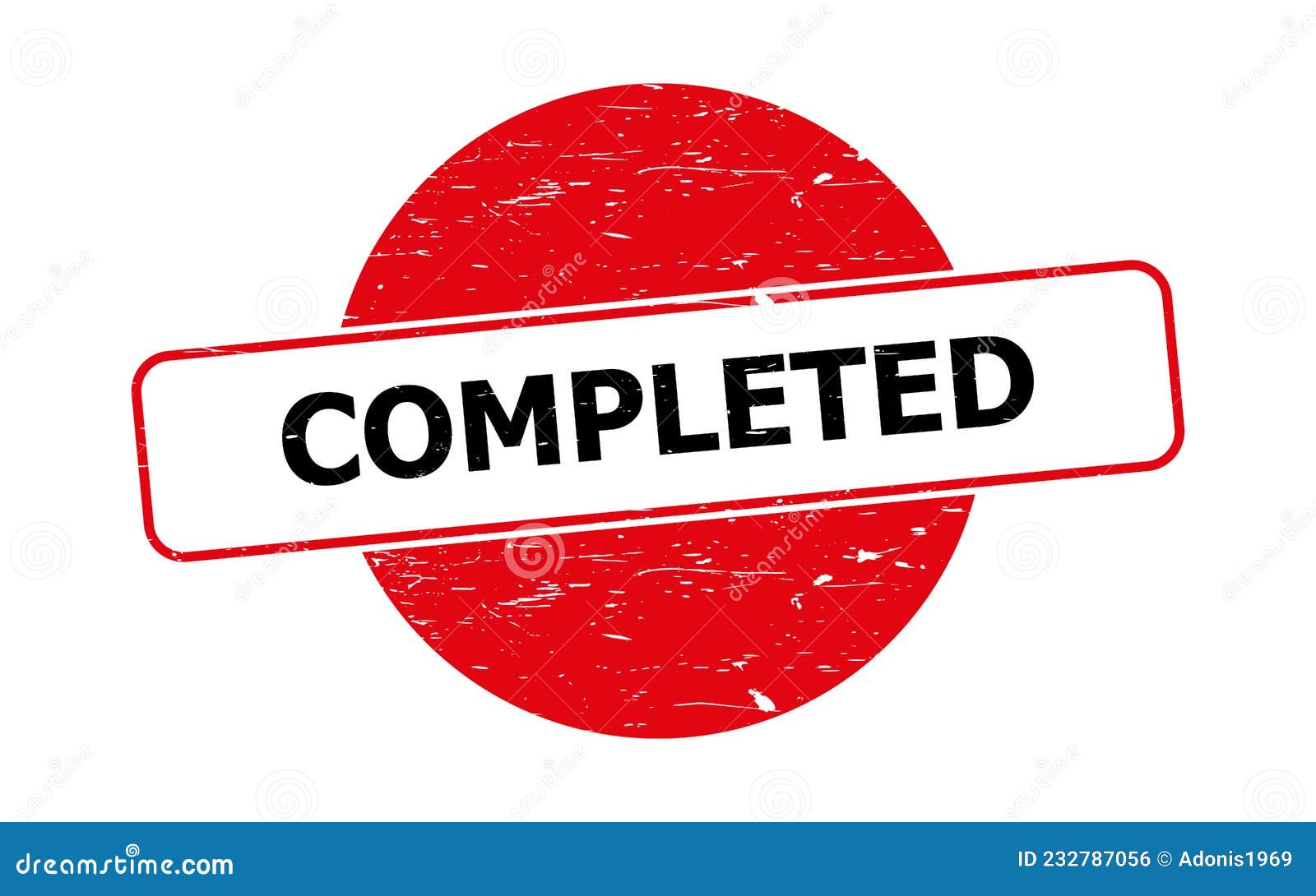 Completed Stamp Stock Photography | CartoonDealer.com #18209294