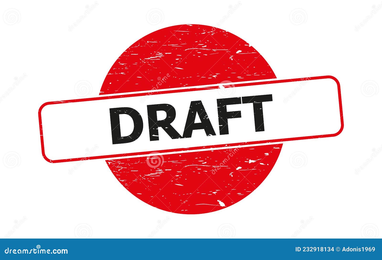 Draft Red Stamp Royalty-Free Stock Photography | CartoonDealer.com ...