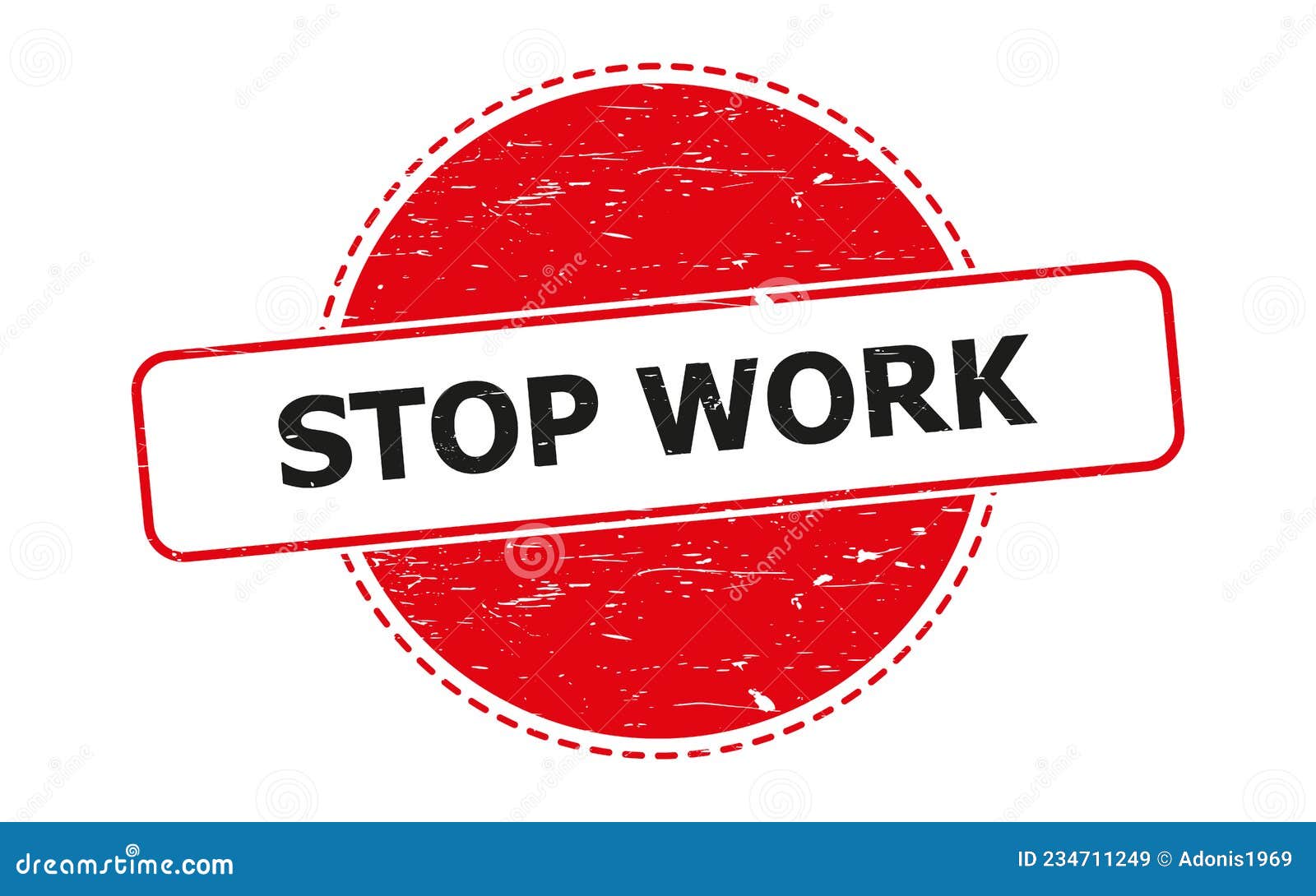 No Work Stamp Royalty-Free Stock Photography | CartoonDealer.com #134196041