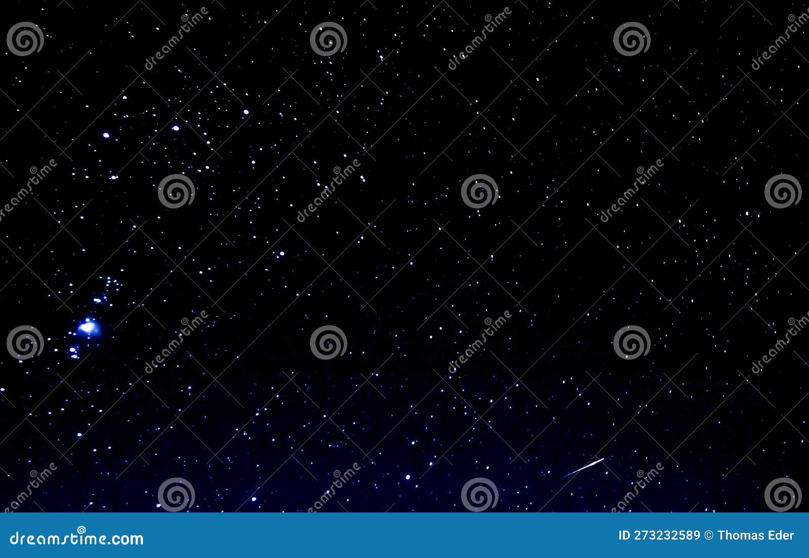 Millions of Bright Stars at a Dark Black Night Stock Illustration ...