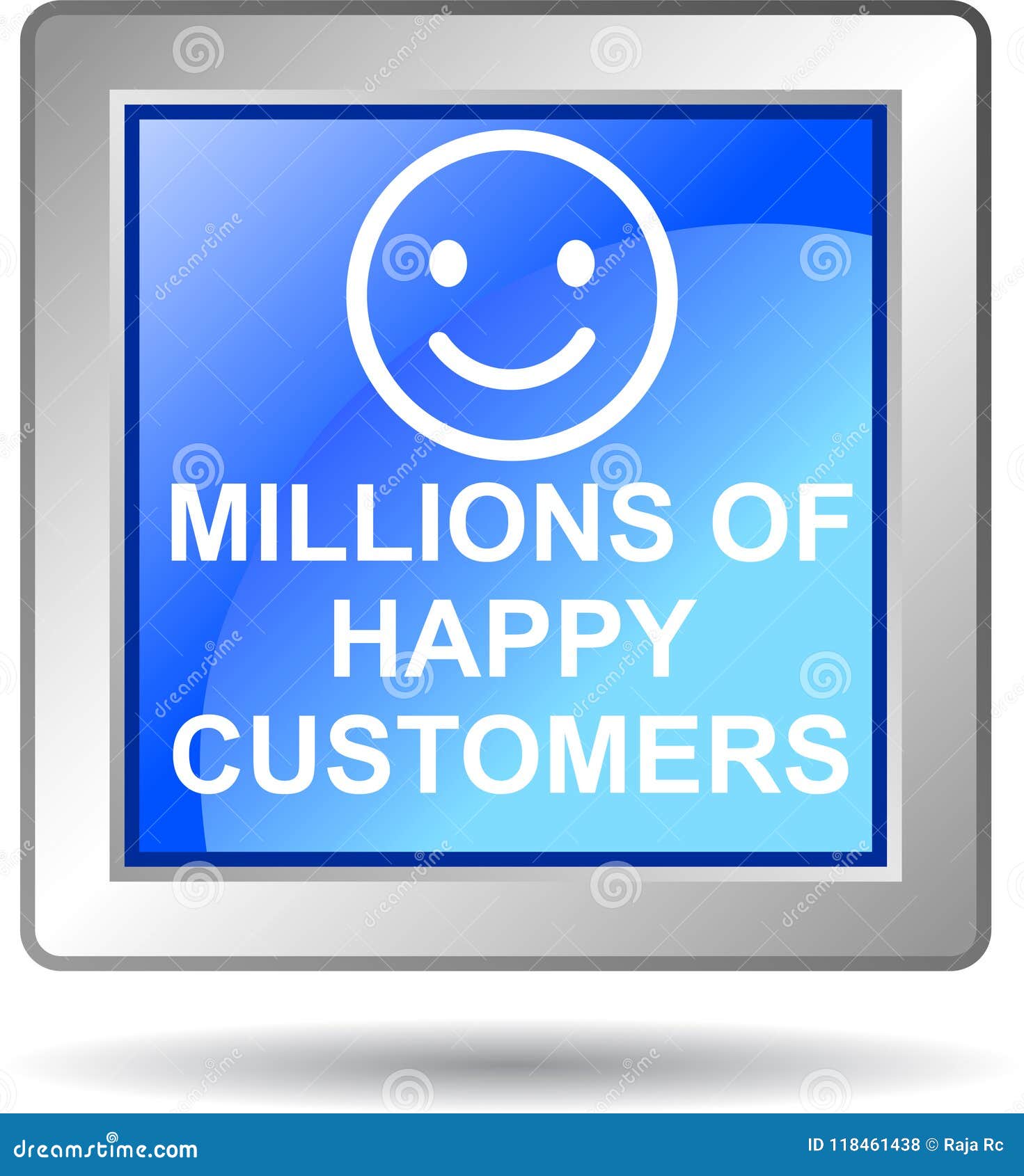 Millones De Clientes Felices Ilustración del Vector - Ilustración de ...