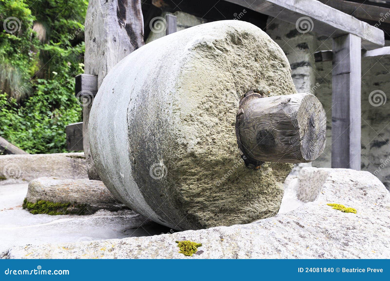 Millstone stock photo. Image of architecture, runnerstone - 24081840