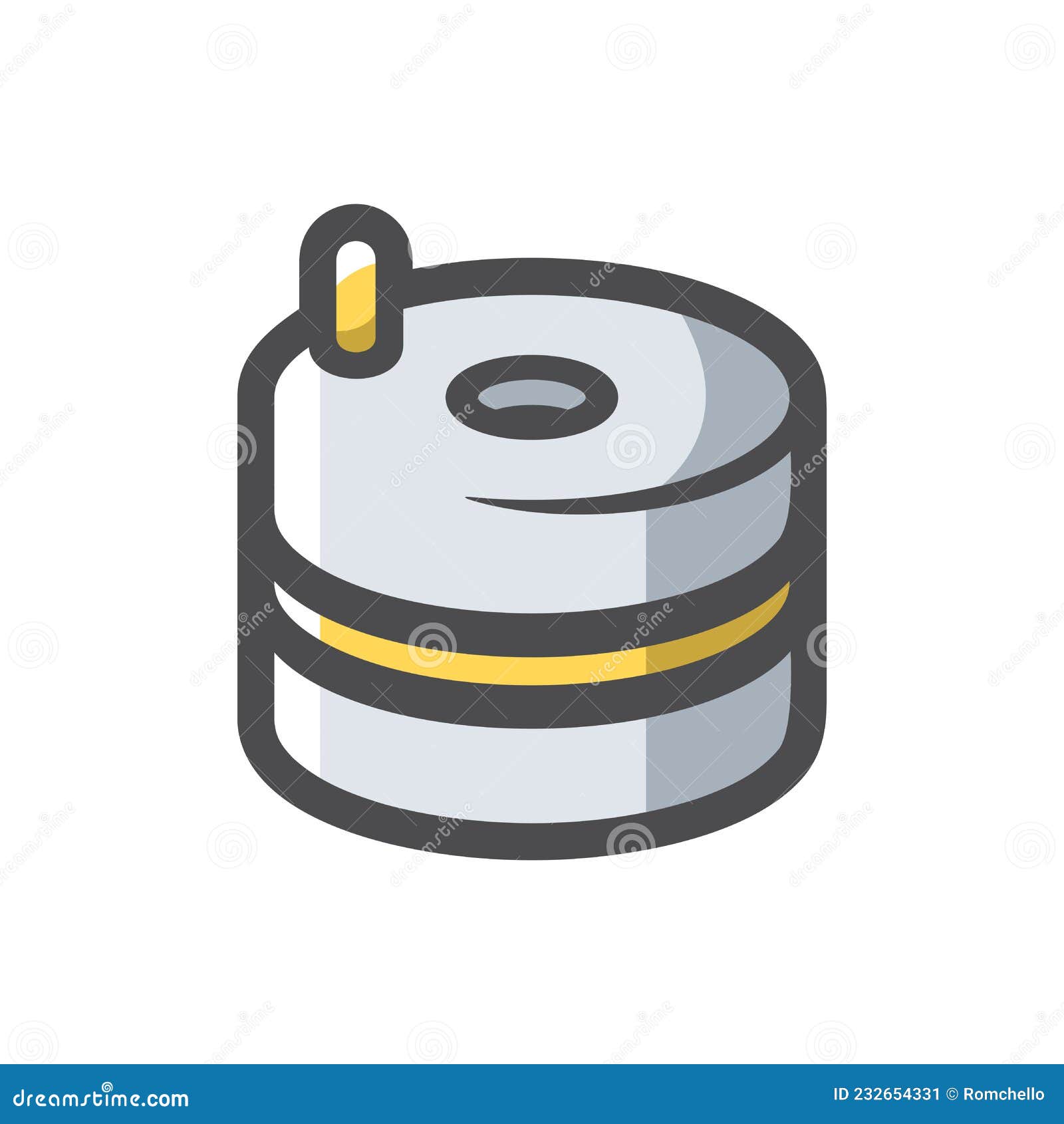 Millstone Ancient Mill Vector Icon Cartoon Illustration Stock Vector ...