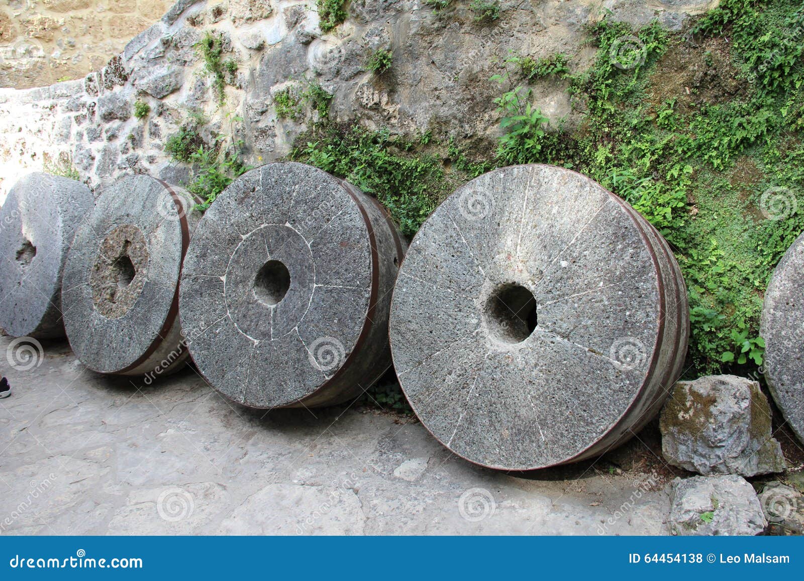 Millstone stock photo. Image of ancient, building, outdoor - 64454138
