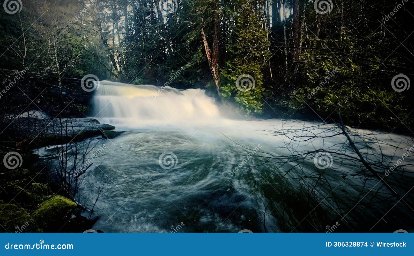 Millstone River Waterfall Found Deep Inside Bowen Park, Located in ...