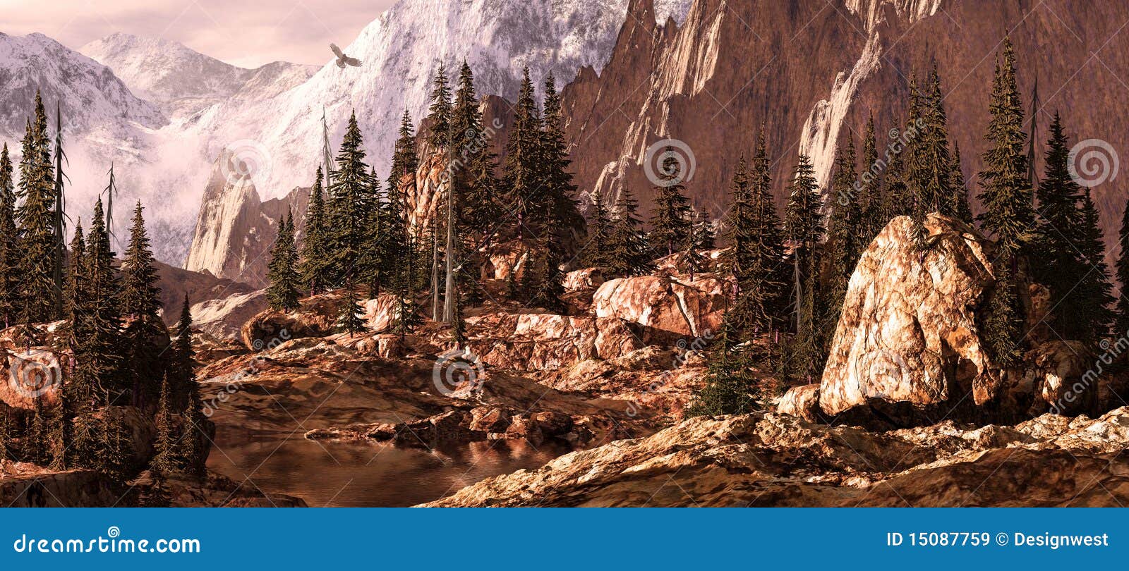 Milner Pass / Rockies stock image. Image of clouds, canyon - 15087759