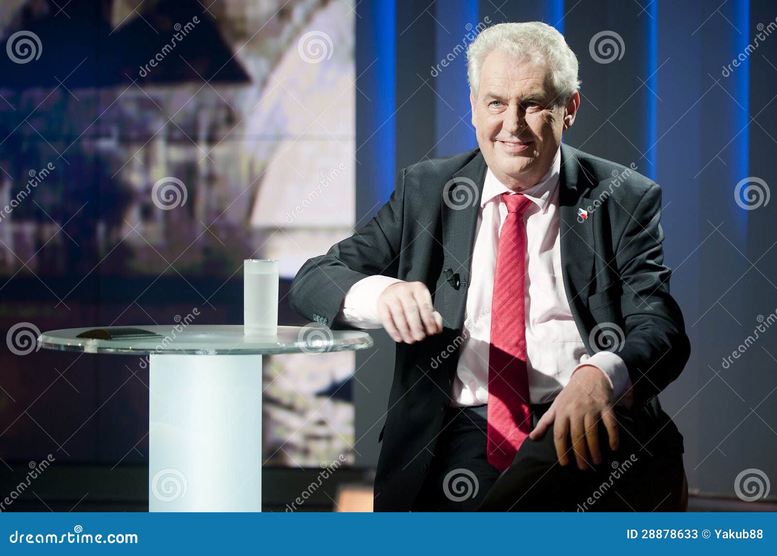 Milos Zeman editorial stock photo. Image of milos, winner - 28878633