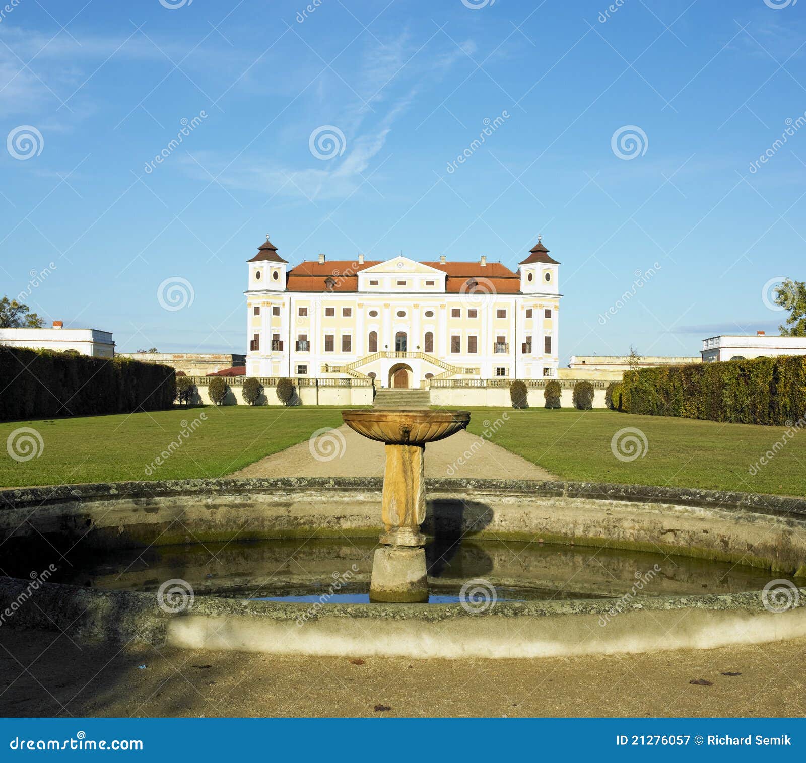 Milotice Castle stock image. Image of history, europe - 21276057