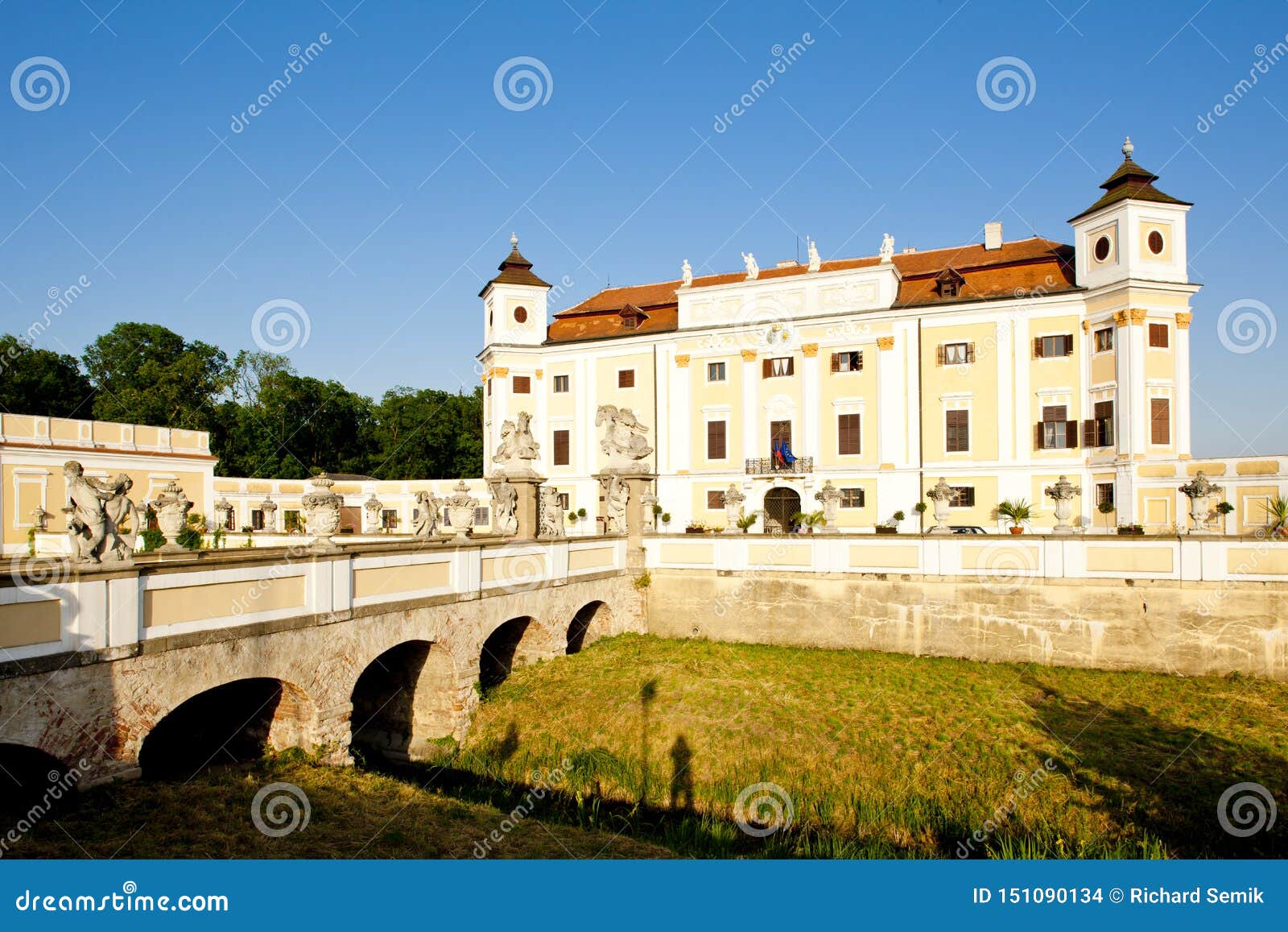 Milotice Castle, Czech Republic Stock Photo - Image of chateau, history ...