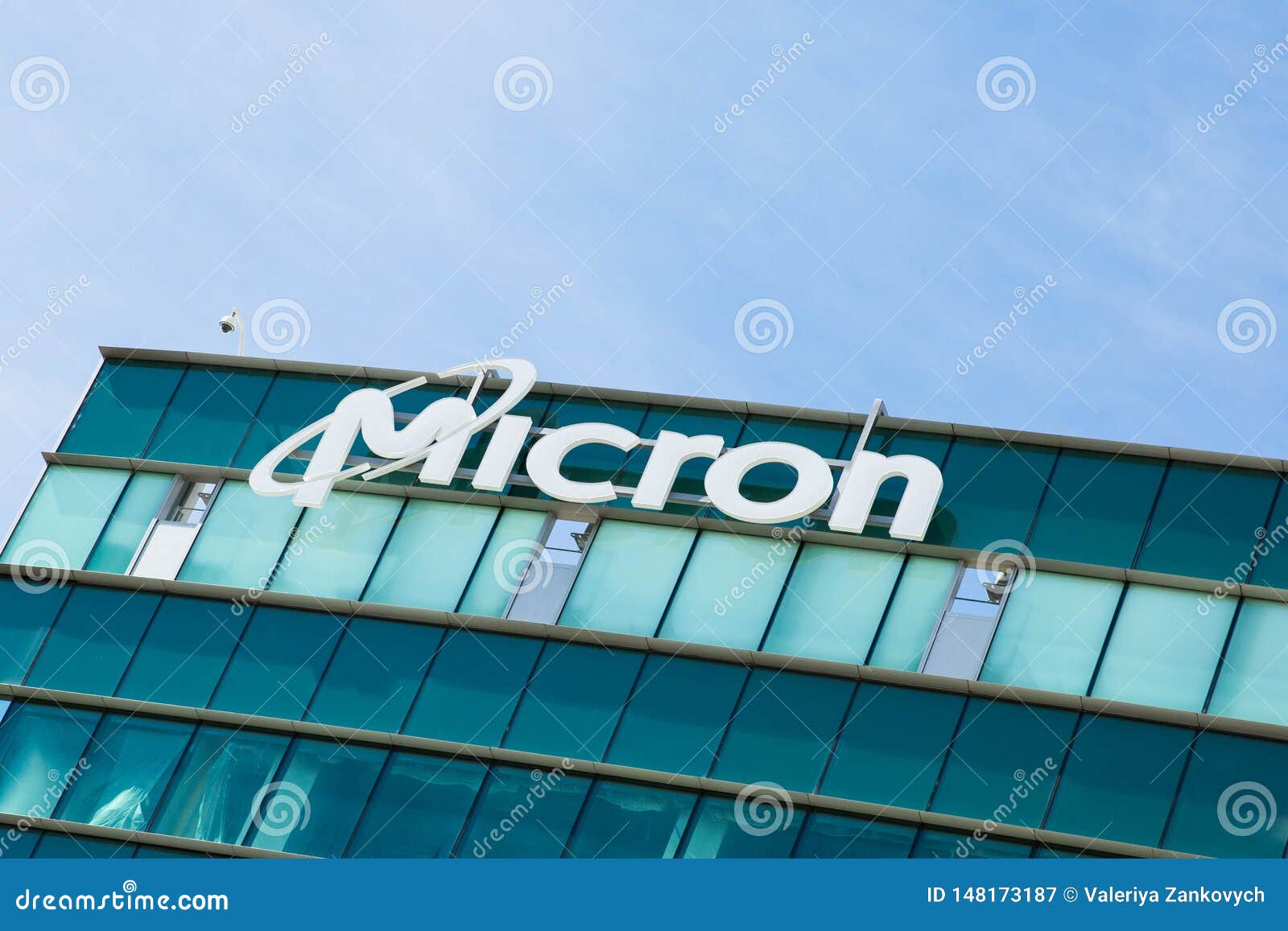 Milpitas, CA, USA - March 26, 2019: Building of the Micron Technology ...