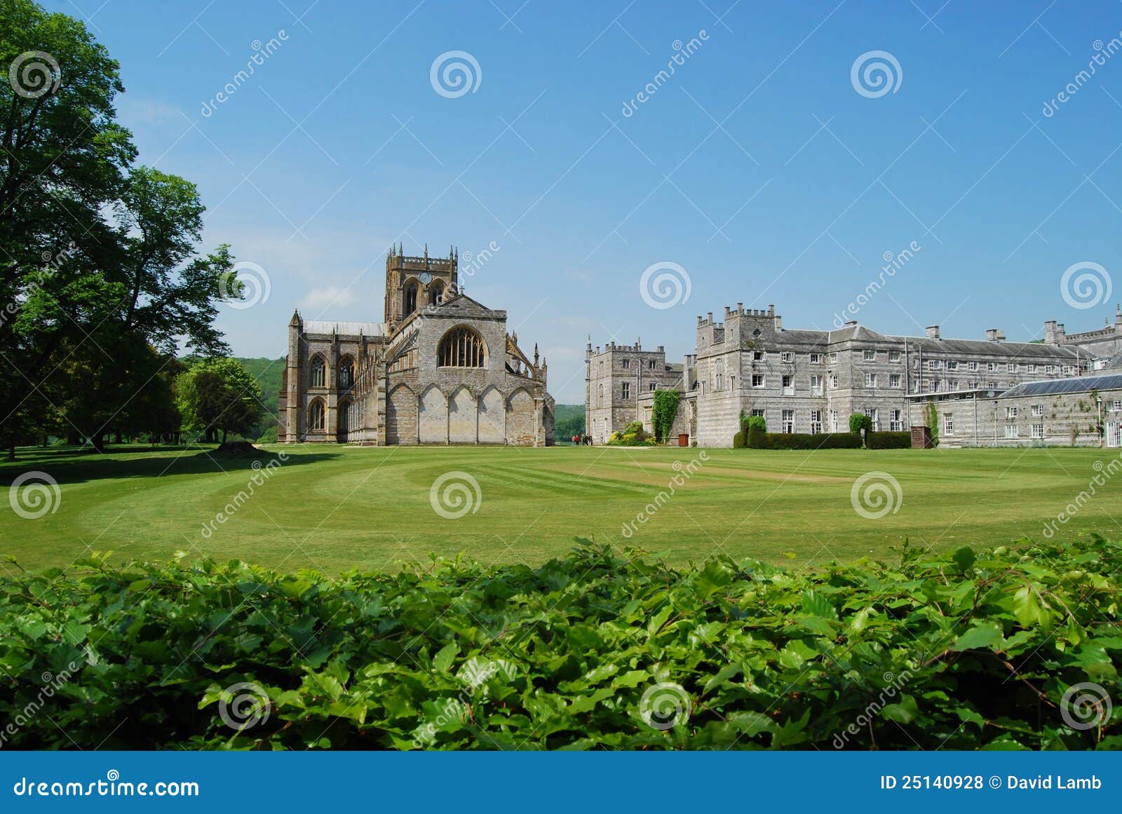 Milton Abbey & School stock photo. Image of england - 25140928
