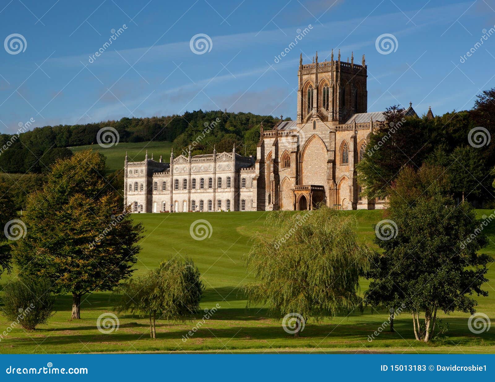 Milton Abbey & School , Dorset, UK Stock Image - Image of green, milton ...