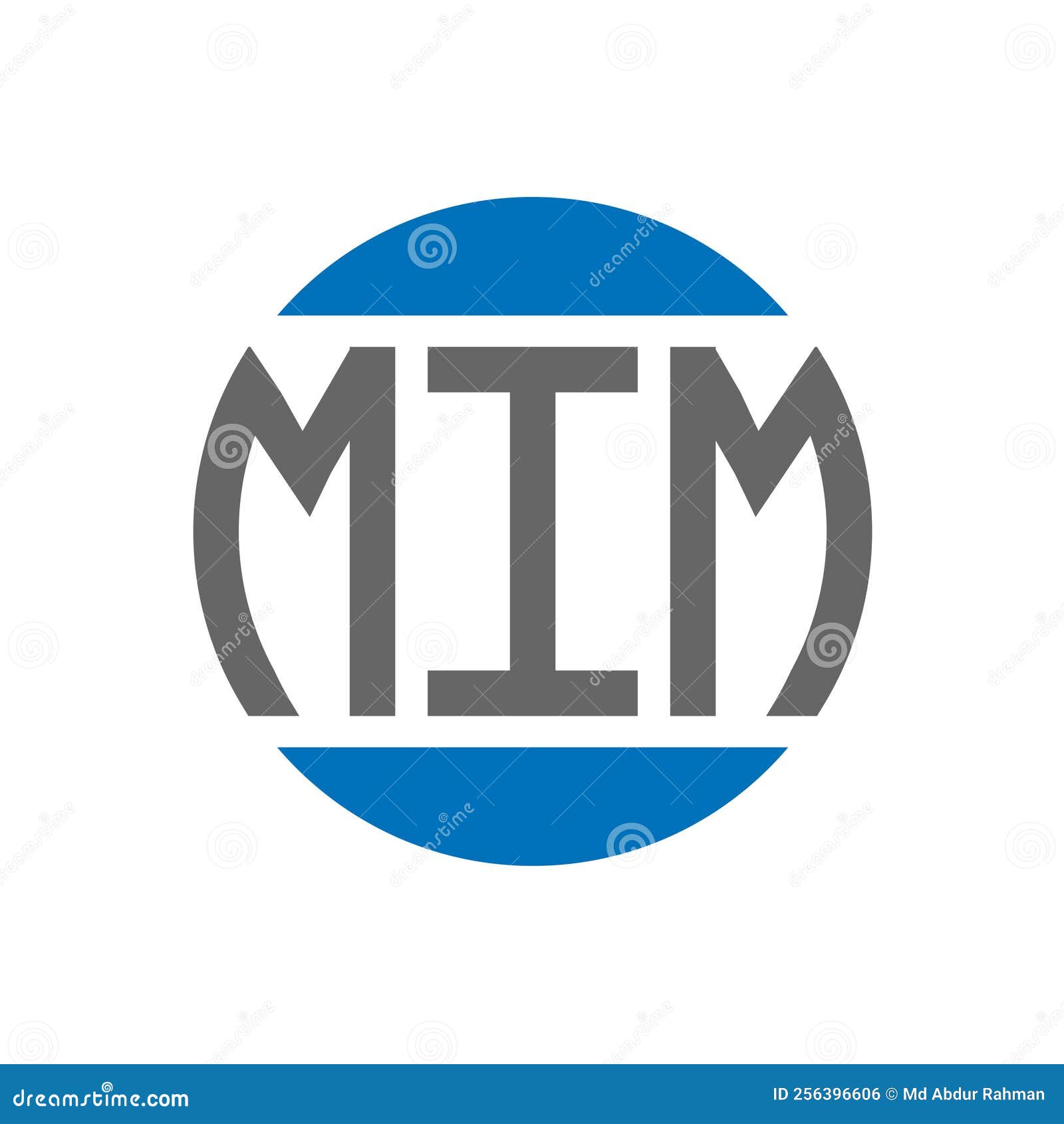 MIM Letter Logo Design On White Background. MIM Creative Initials ...